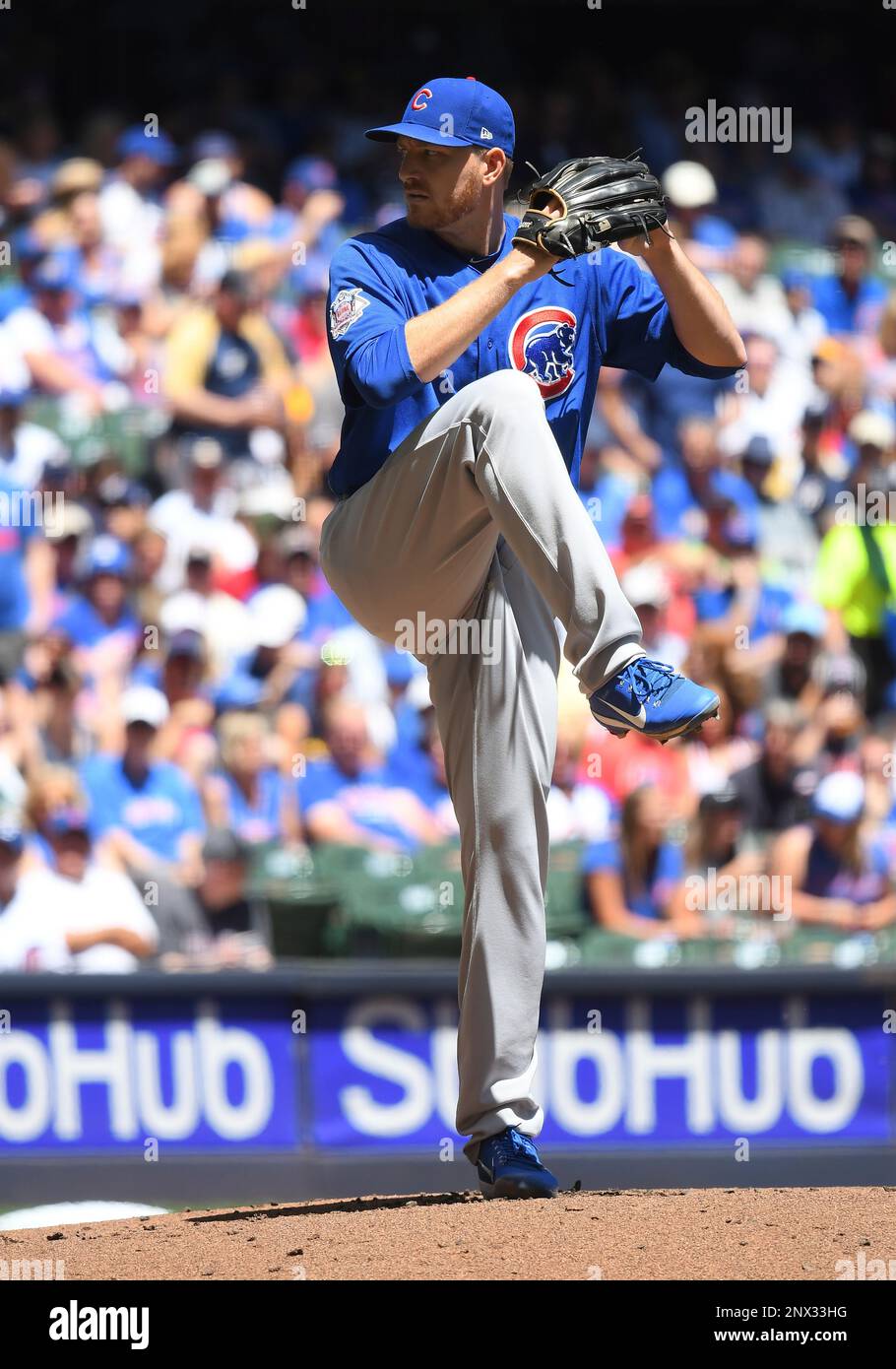 MILWAUKEE, WI - JUNE 13: Chicago Cubs Pitcher Mike Montgomery (38 ...