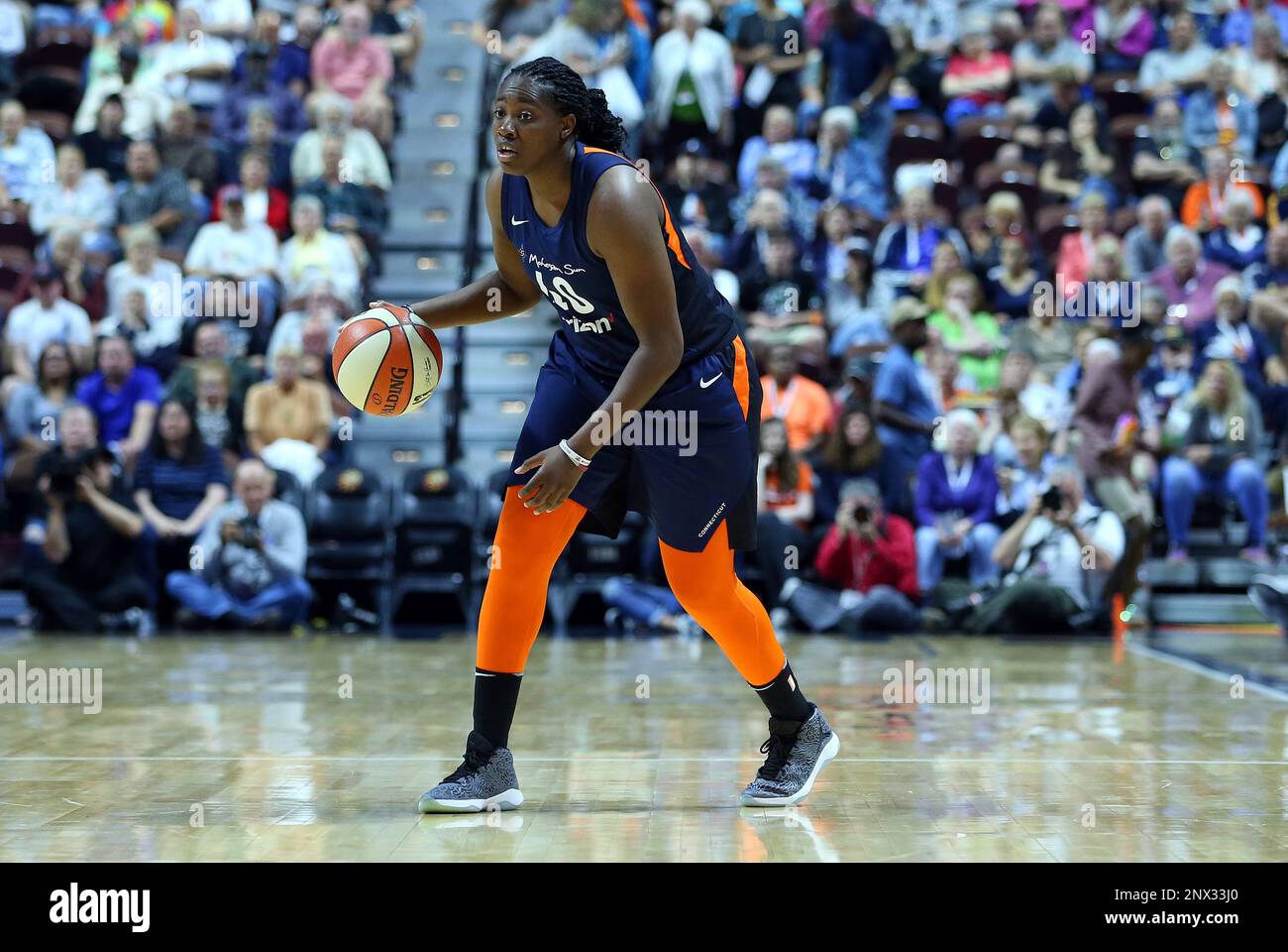 UNCASVILLE, CT - JUNE 13: Connecticut Sun guard Shekinna Stricklen (40 ...