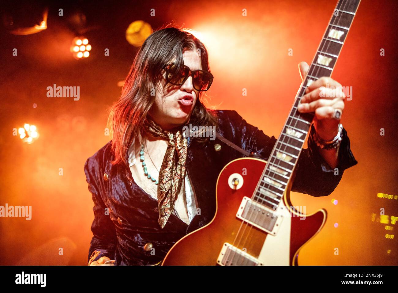 Oslo, Norway. 27th, February 2023. The American rock band Dirty Honey ...