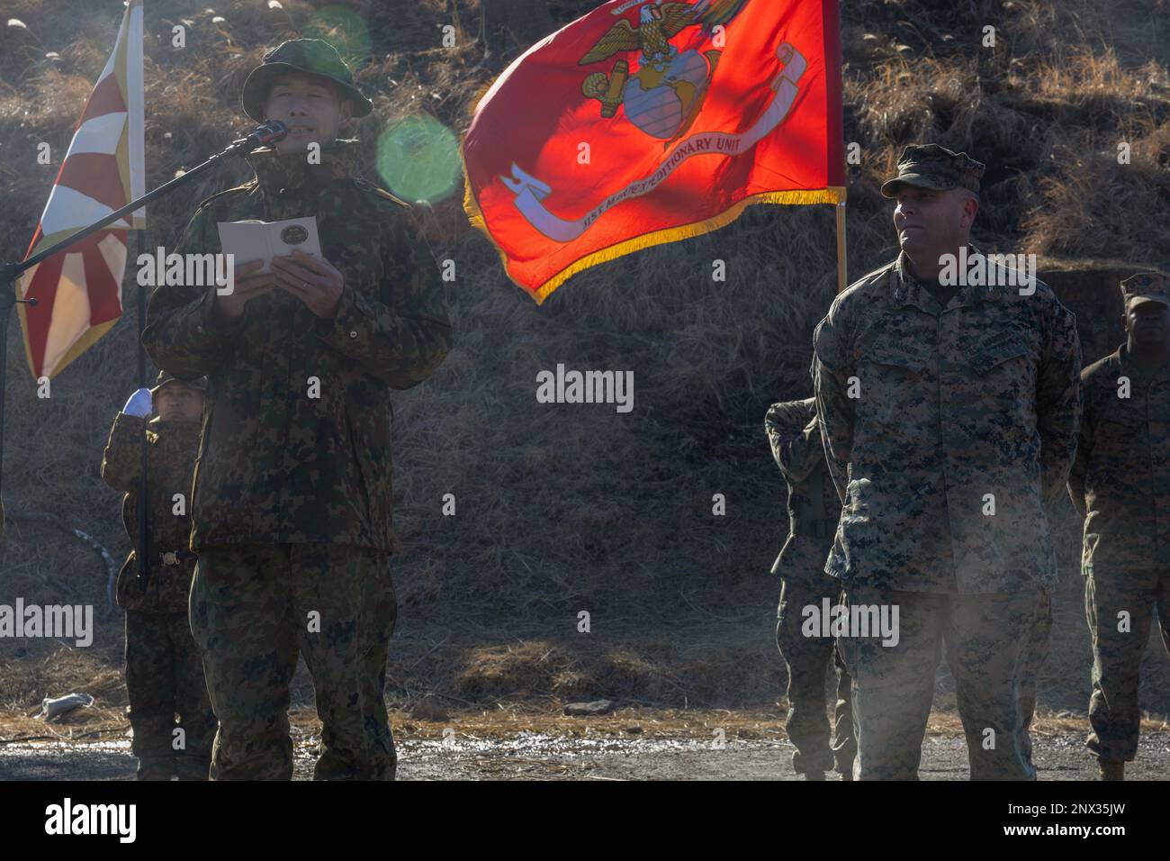 U.S. Marine Corps Col. Matthew Danner, commanding officer of the 31st ...