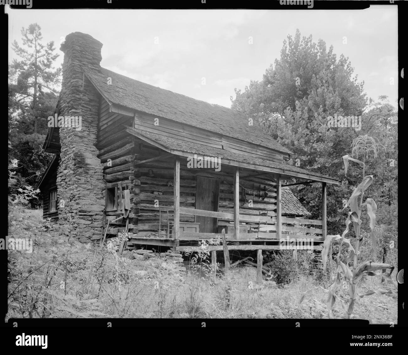 William Morris Log Cabin, Saluda, Polk County, North Carolina. Carnegie Survey of the ...
