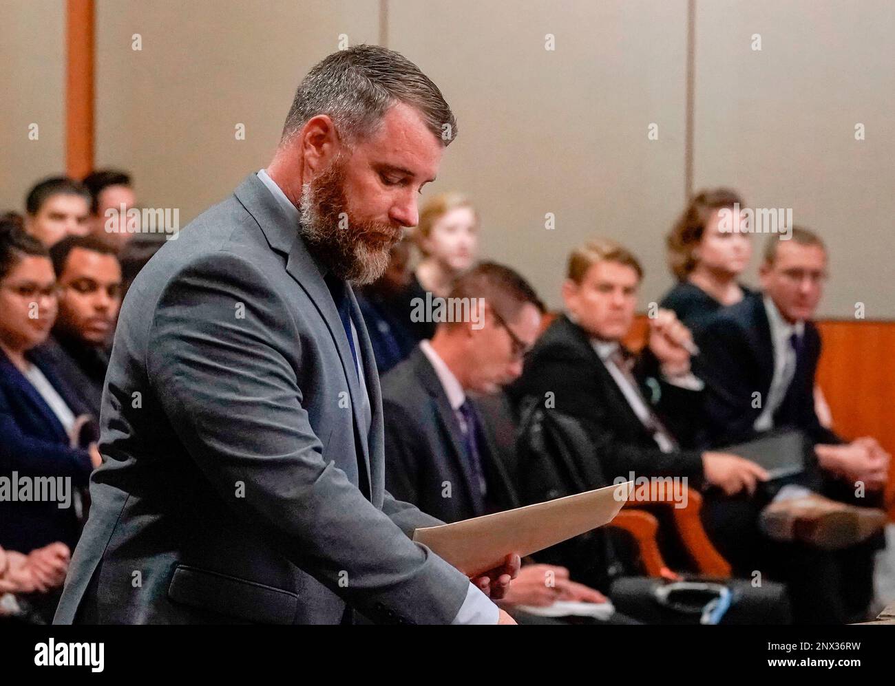 Terry Thompson, accused of fatally choking John Hernandez, left, is ...