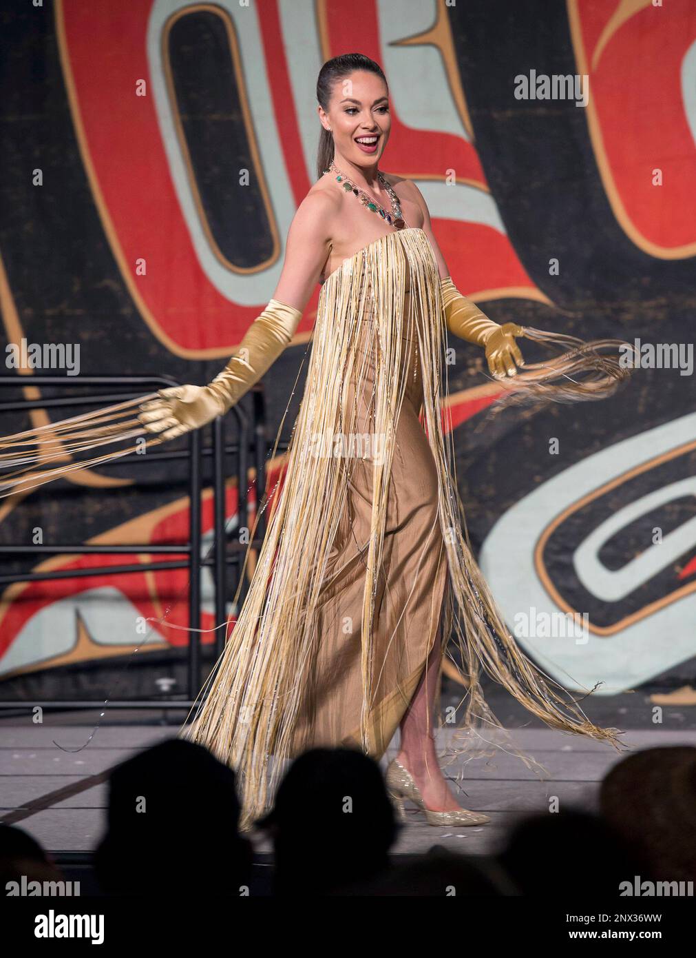 In this Friday, June 8, 2018 photo former Miss Alaska Alyssa London ...