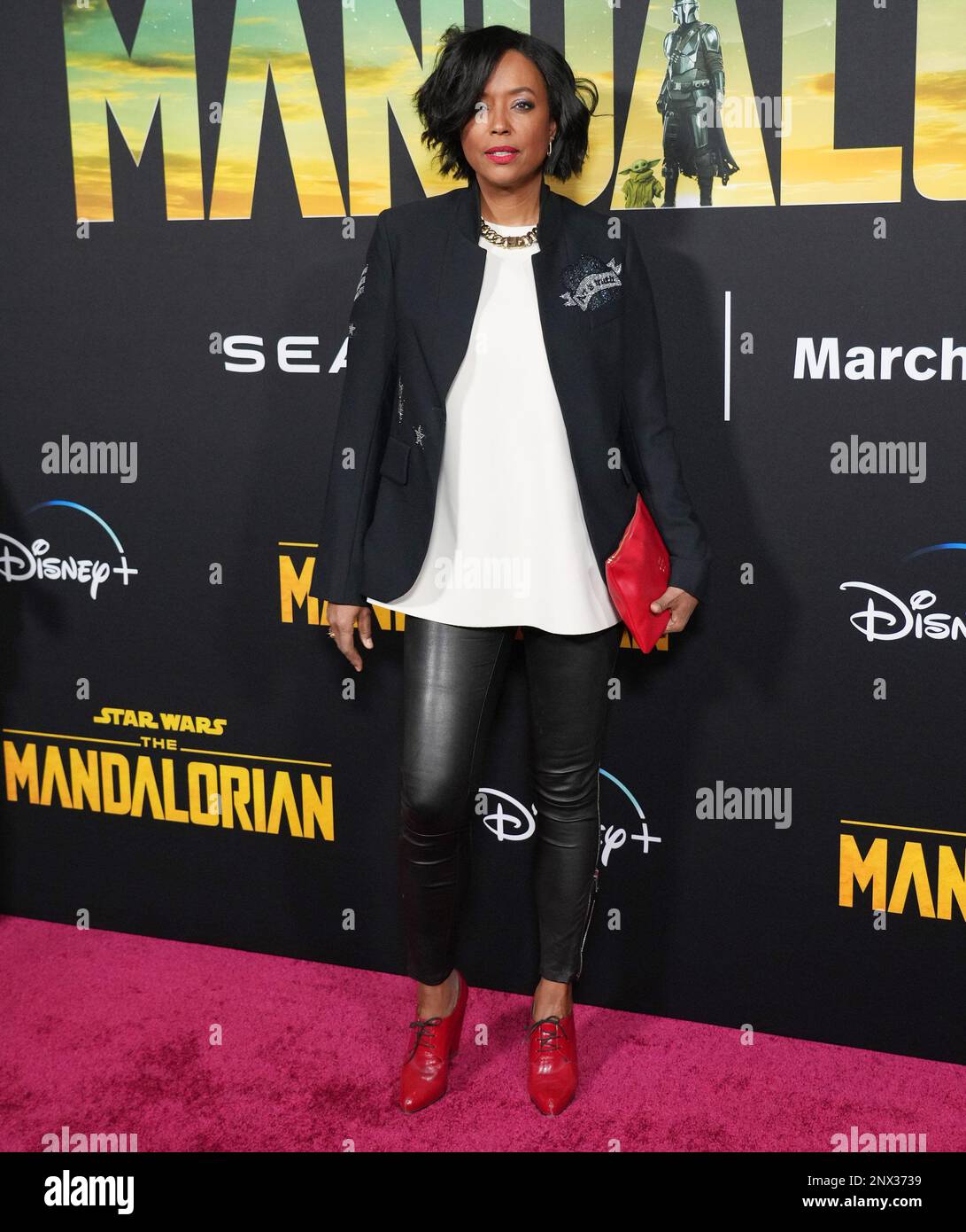 Los Angeles, USA. 28th Feb, 2023. Aisha Tyler arrives at the Disney THE ...