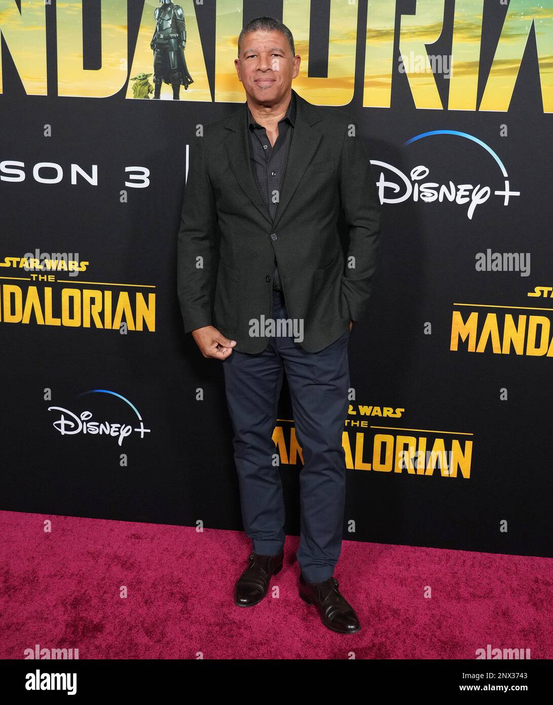 Hollywood, CA, February 28, 2023. Peter Ramsey arrives at the Disney+ ...