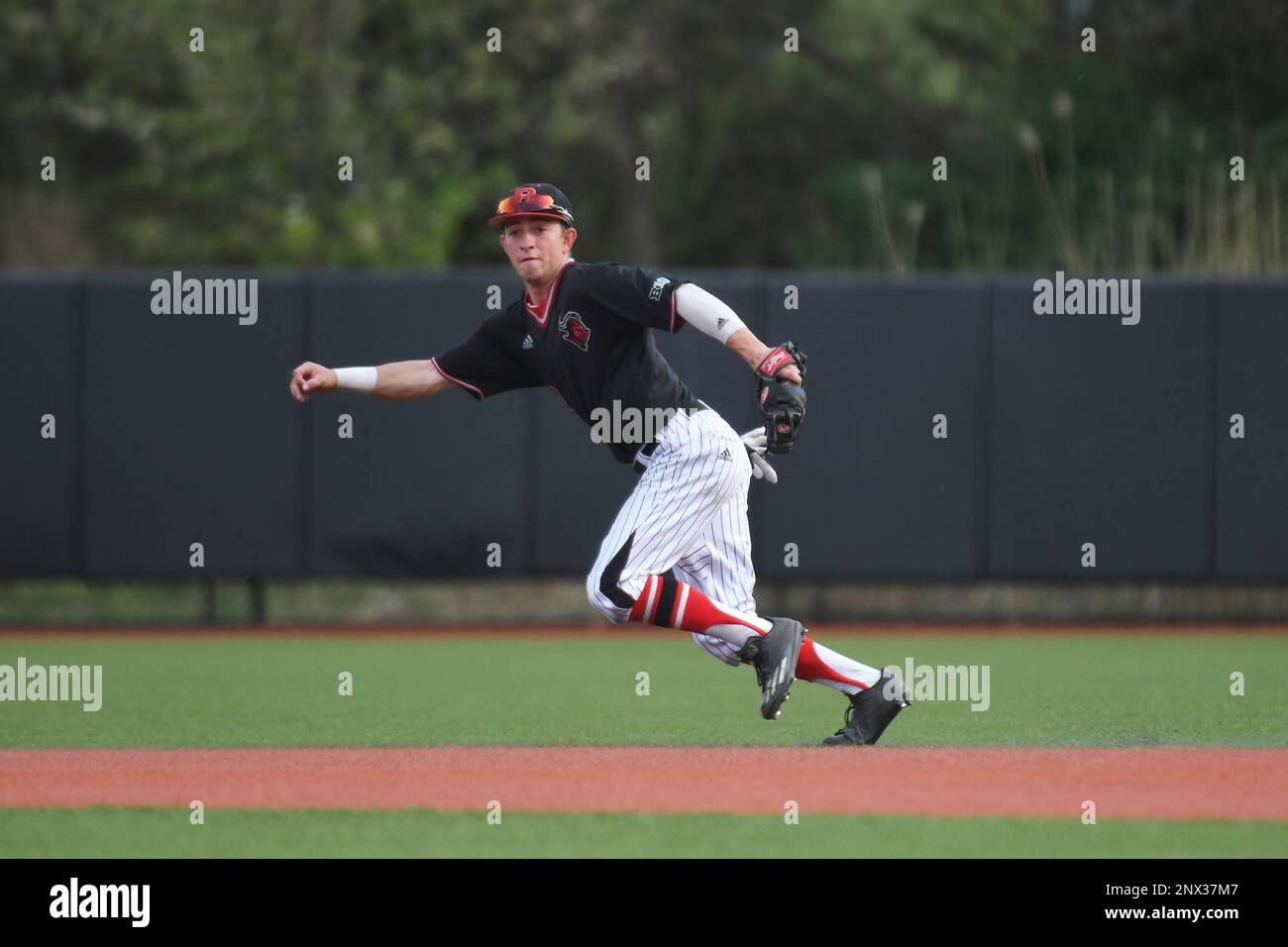 Rutgers University Scarlet Knights infielder Kevin Walsh (2) during ...