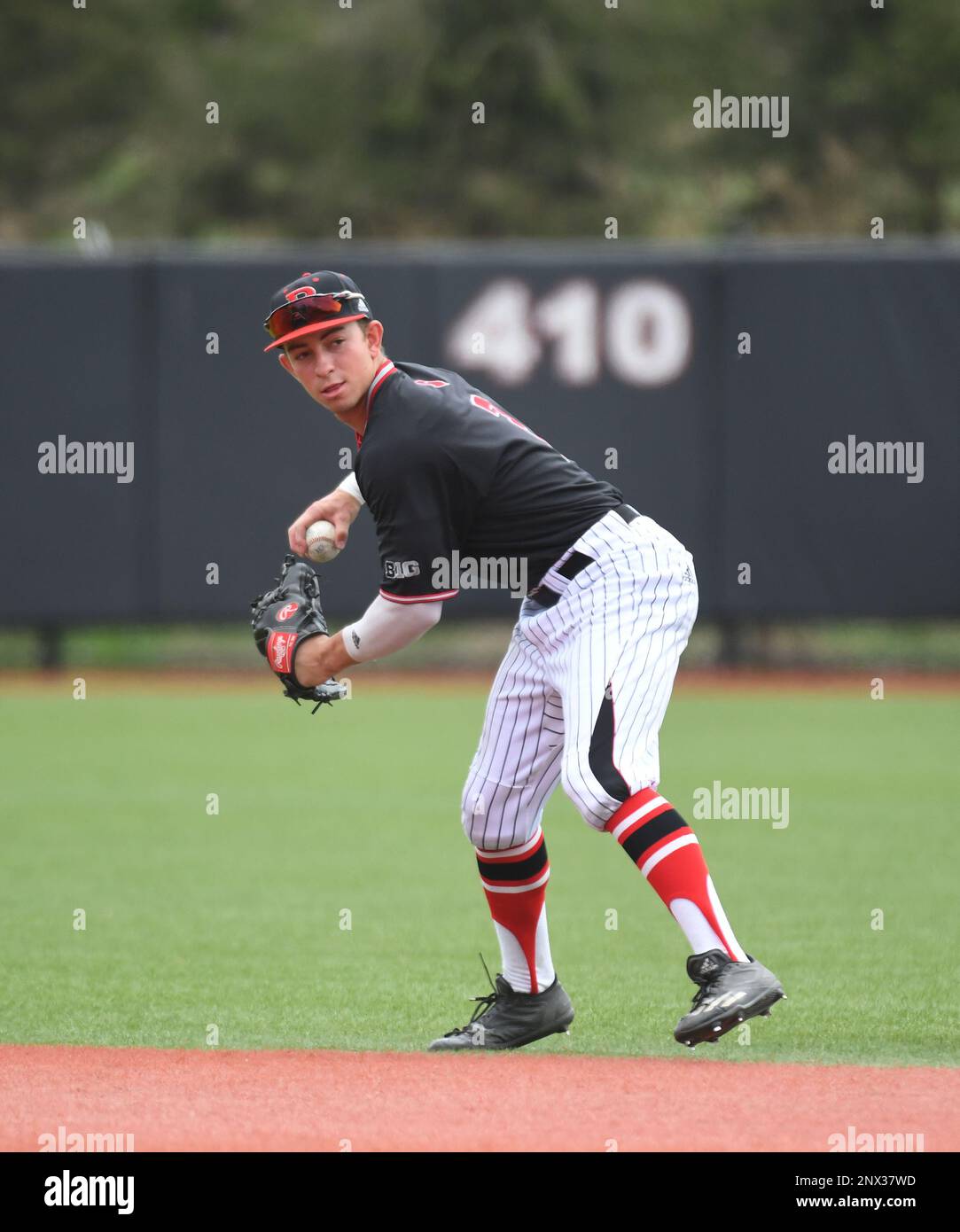 Rutgers University Scarlet Knights infielder Kevin Walsh (2) during ...