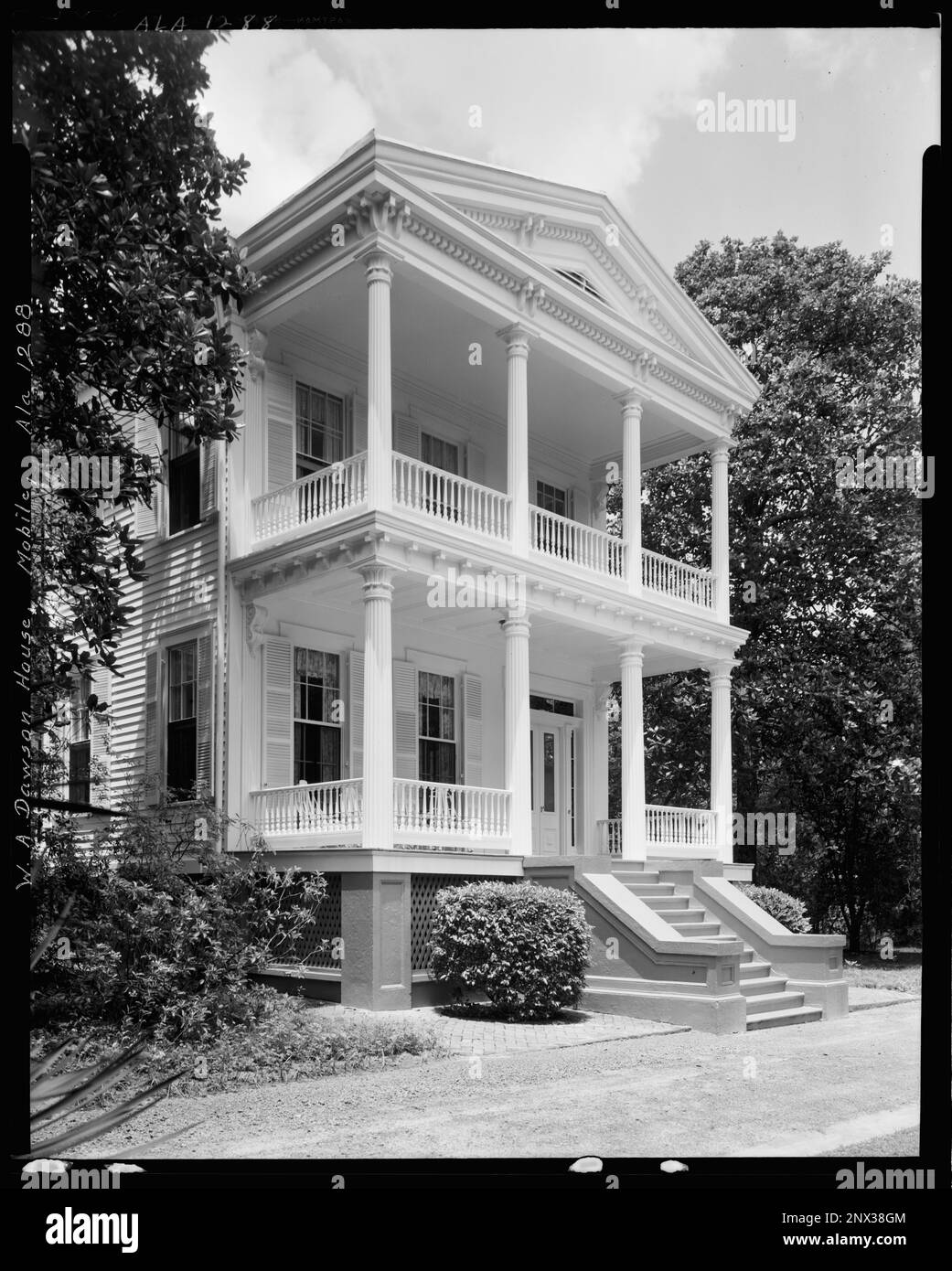 William A. Dawson House, Mobile, Mobile County, Alabama. Carnegie ...