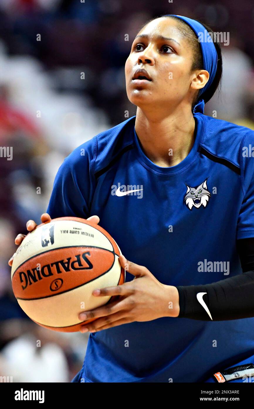 June 9, 2018: Minnesota forward, Maya Moore, practices her free throw ...