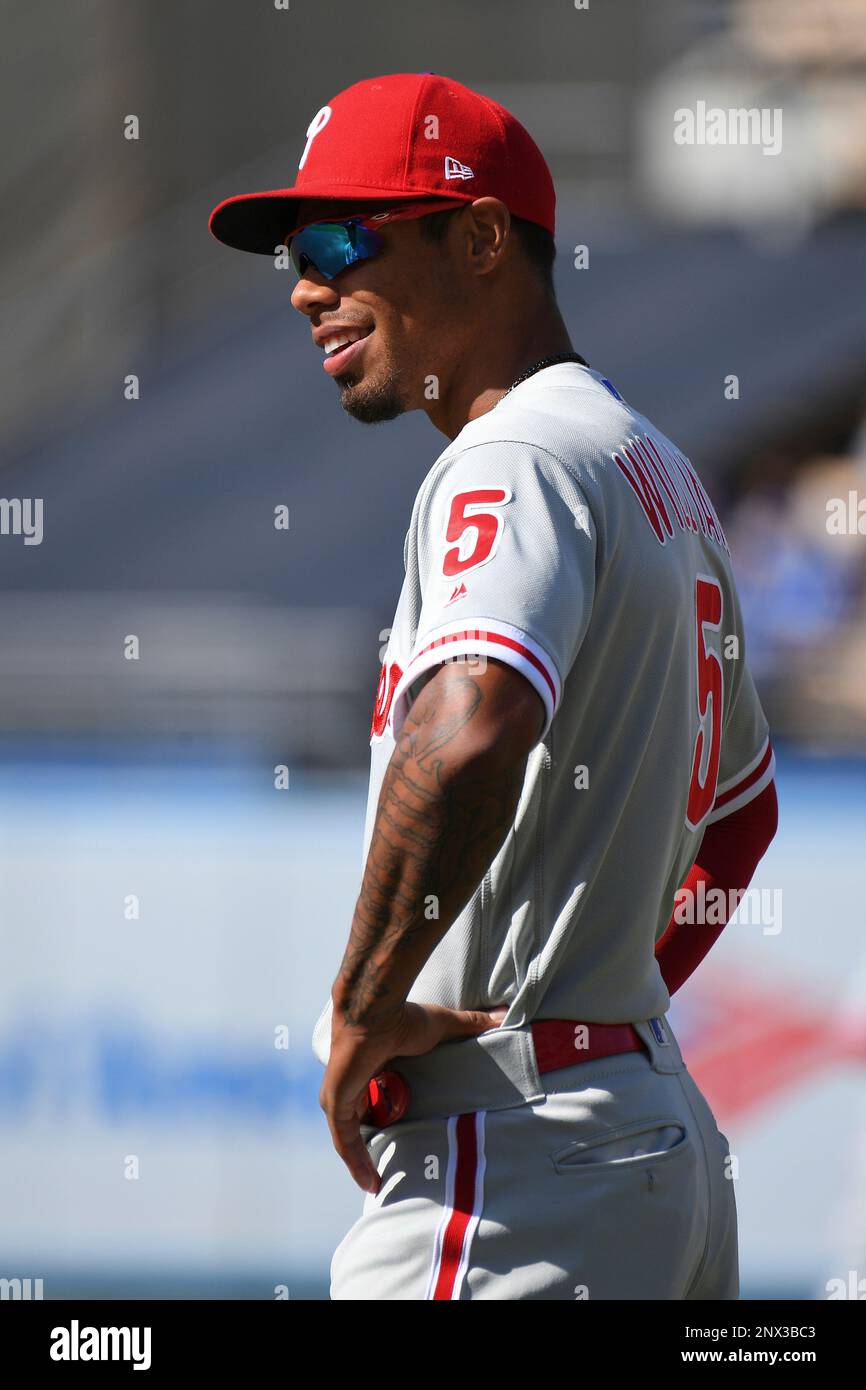 LOS ANGELES, CA - MAY 31: Philadelphia Phillies outfielder Nick ...