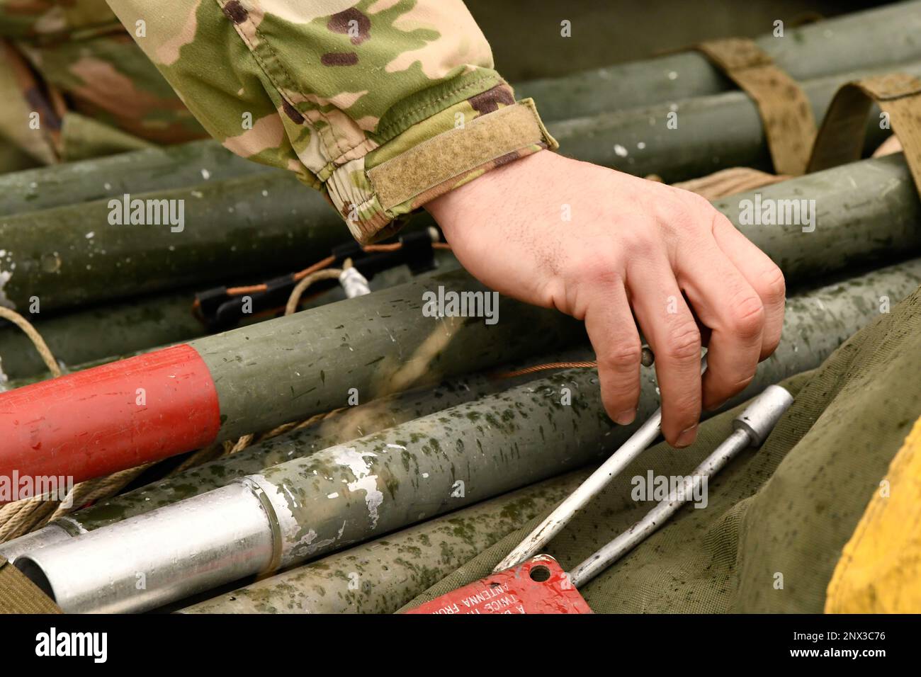 Washington National Guard Soldiers with Charlie Company, 898th Brigade ...