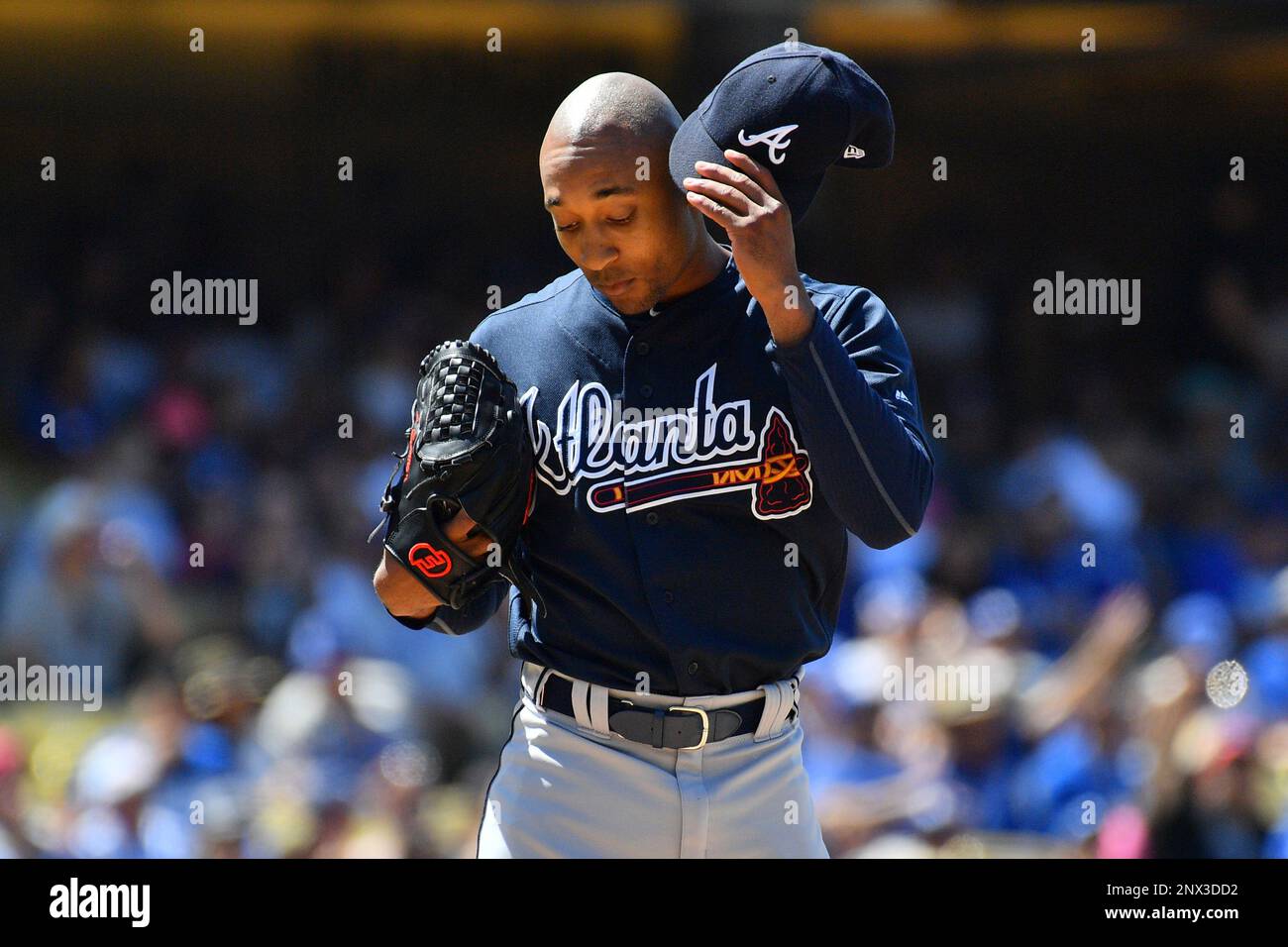 LOS ANGELES, CA - JUNE 10: Atlanta Braves Pitcher Sam Freeman (39 ...