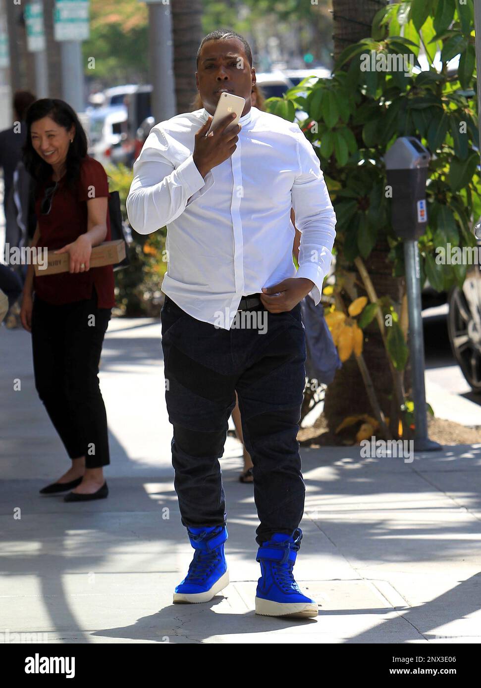 Photo by: zz/STRF/STAR MAX/IPx 2018 6/8/18 Won-G Bruny is seen in ...