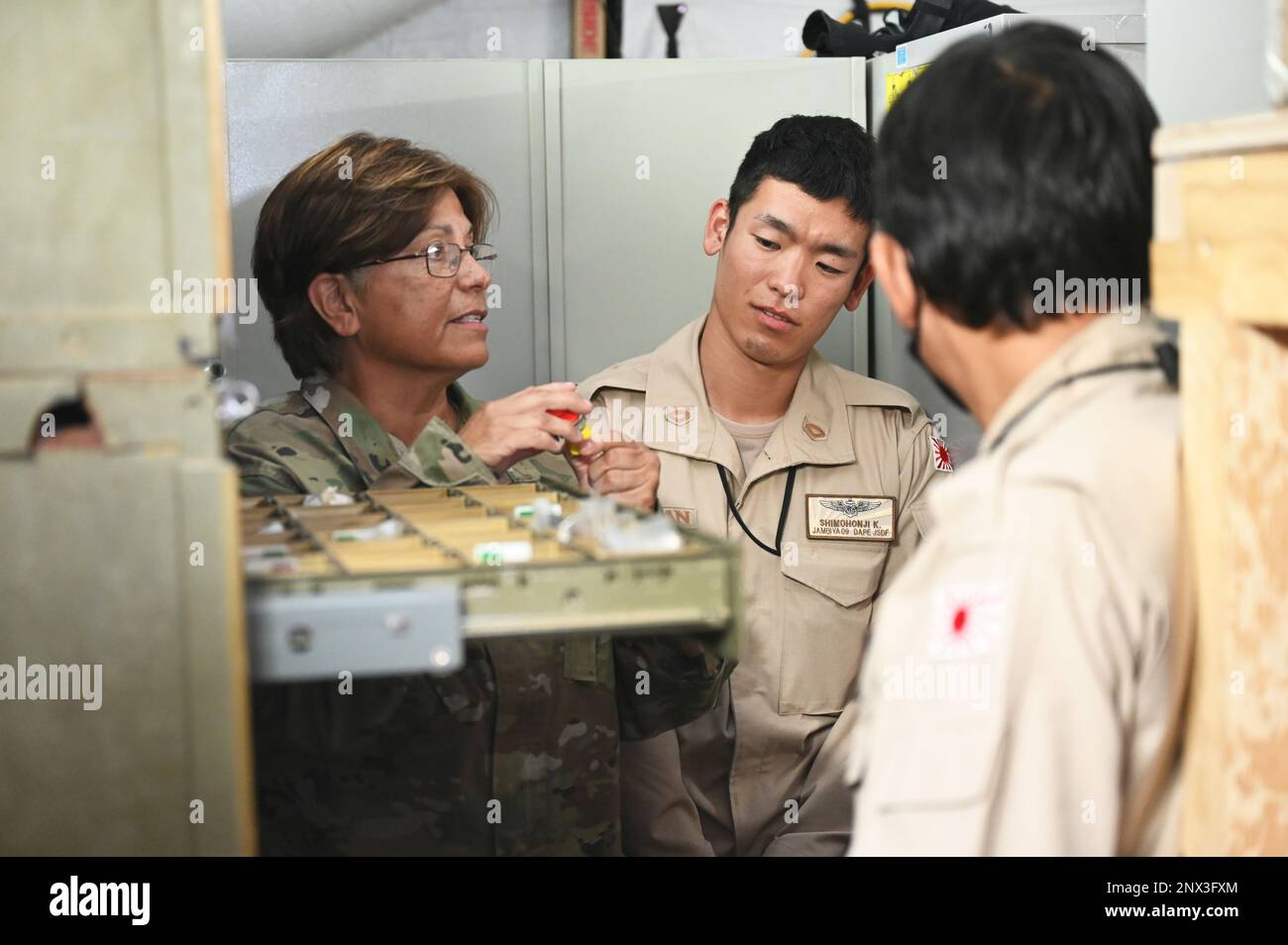 U.S. Air Force Master Sgt. Yolanda Galbraith, material management ...