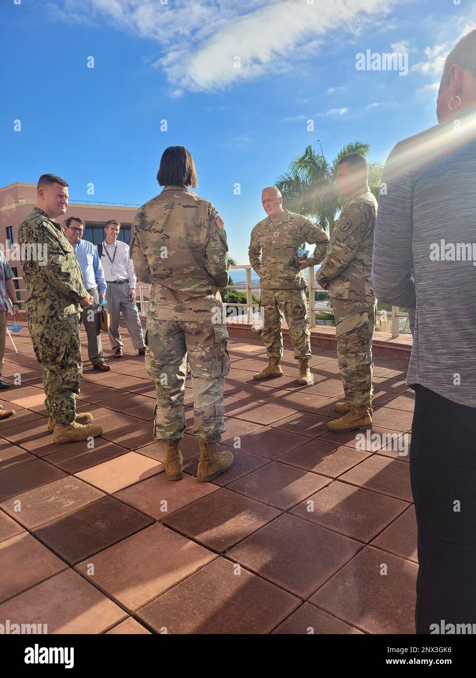 (pictured center) Brig. Gen. Joseph Ricciardi, Director of Operations ...