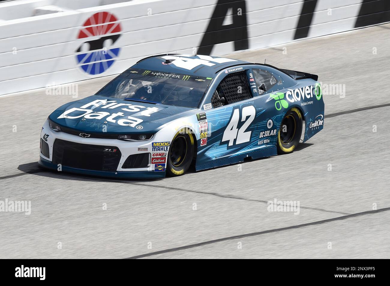 Kyle Larson, Chip Ganassi Racing, First Data Chevrolet Camaro during ...