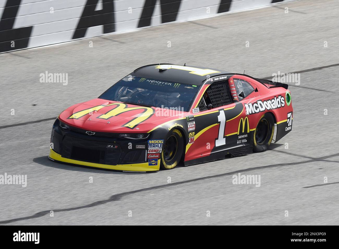 Jamie McMurray, Chip Ganassi Racing, McDonald's Chevrolet Camaro during ...