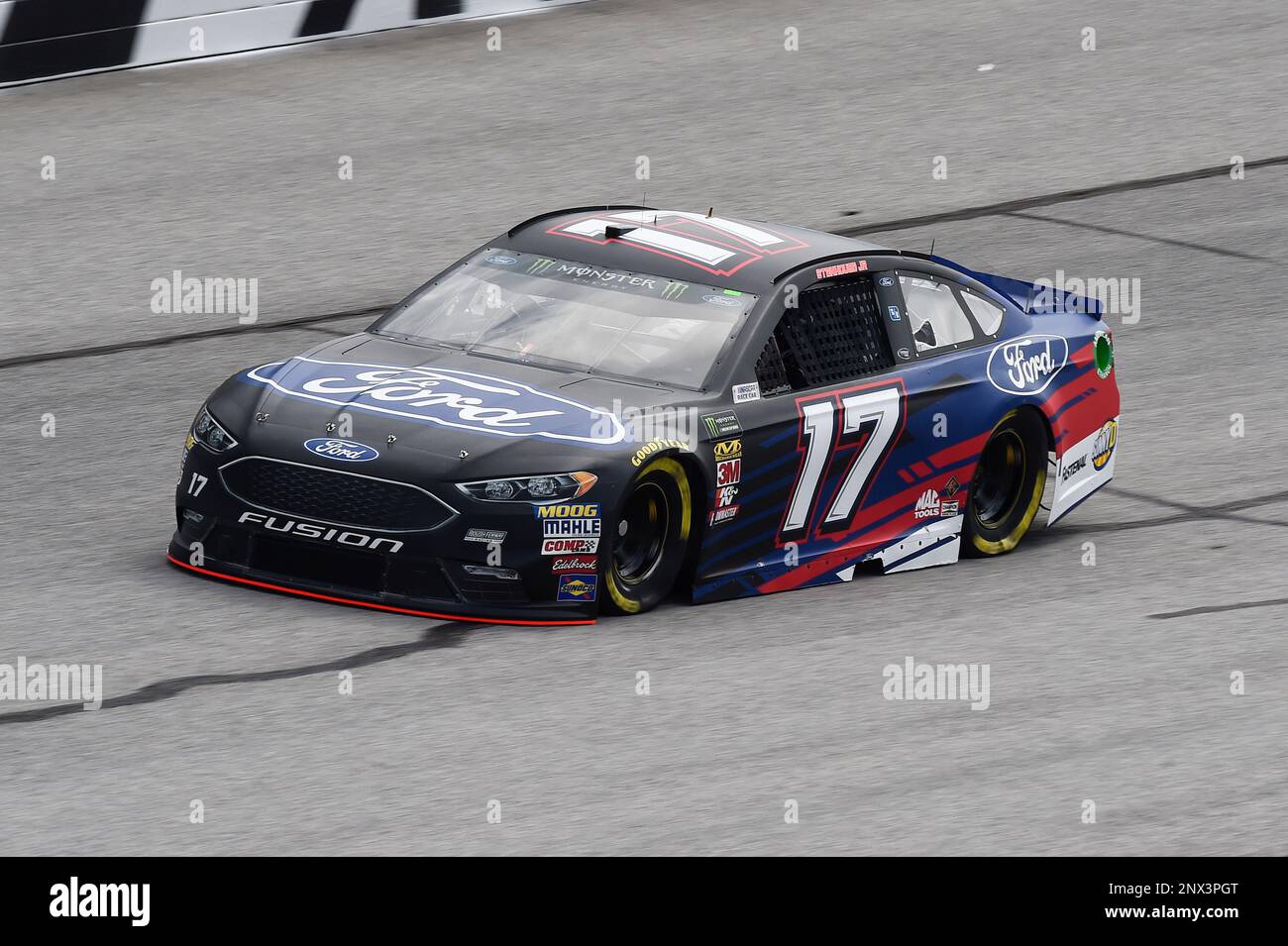 Ricky Stenhouse Jr., Roush Fenway Racing, Ford Ford Fusion during ...