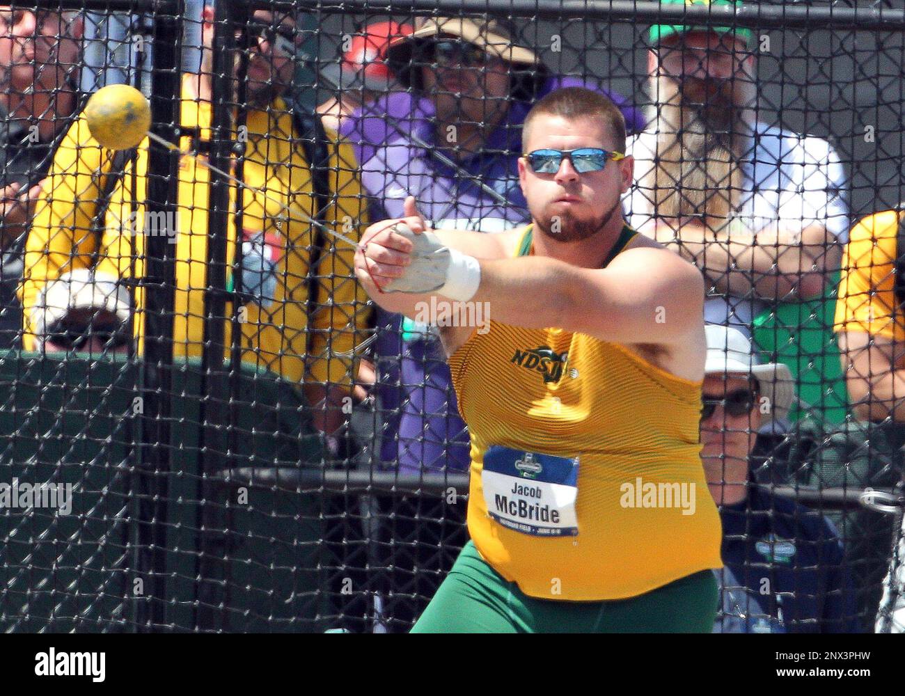 June 6, 2018. Jacob McBride of North Dakota State competes in the Men's ...