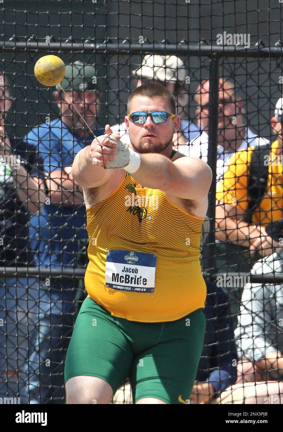 June 6, 2018. Jacob McBride of North Dakota State competes in the Men's ...