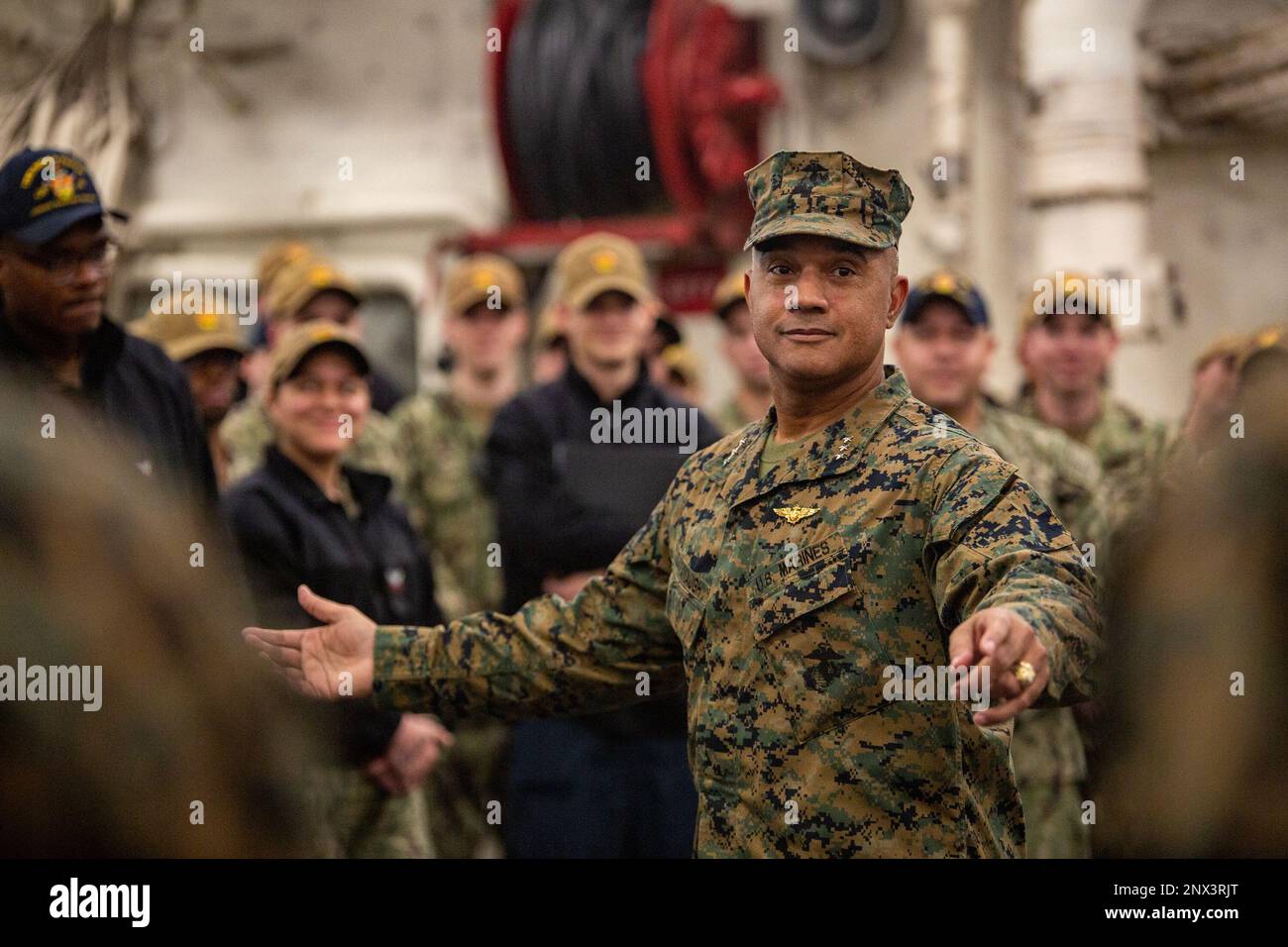 U.S. Marine Corps Lt. Gen. Brian W. Cavanaugh, the commanding general ...