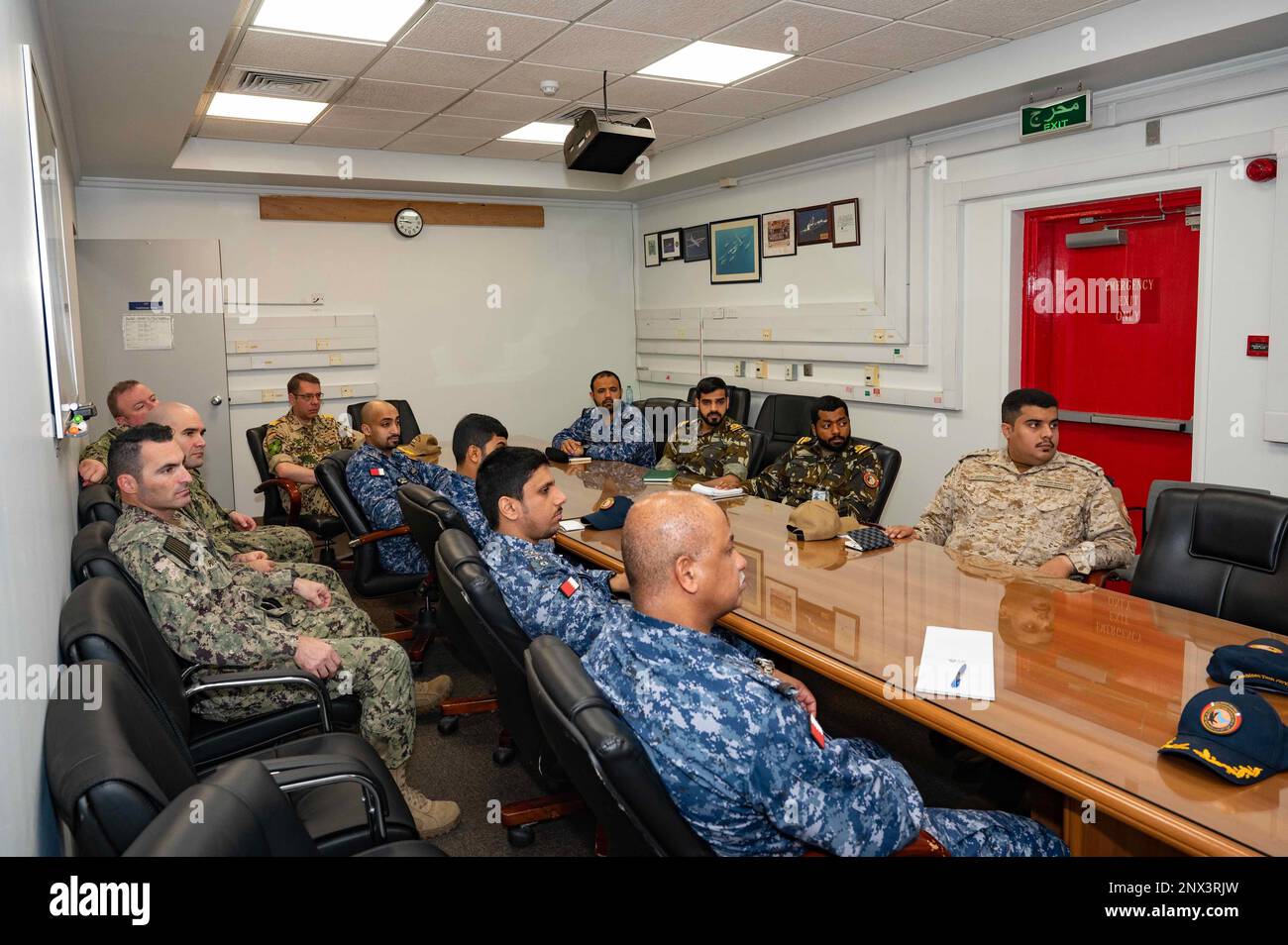 MANAMA, Bahrain (Jan. 23, 2023) Members of Combined Task Force (CTF ...