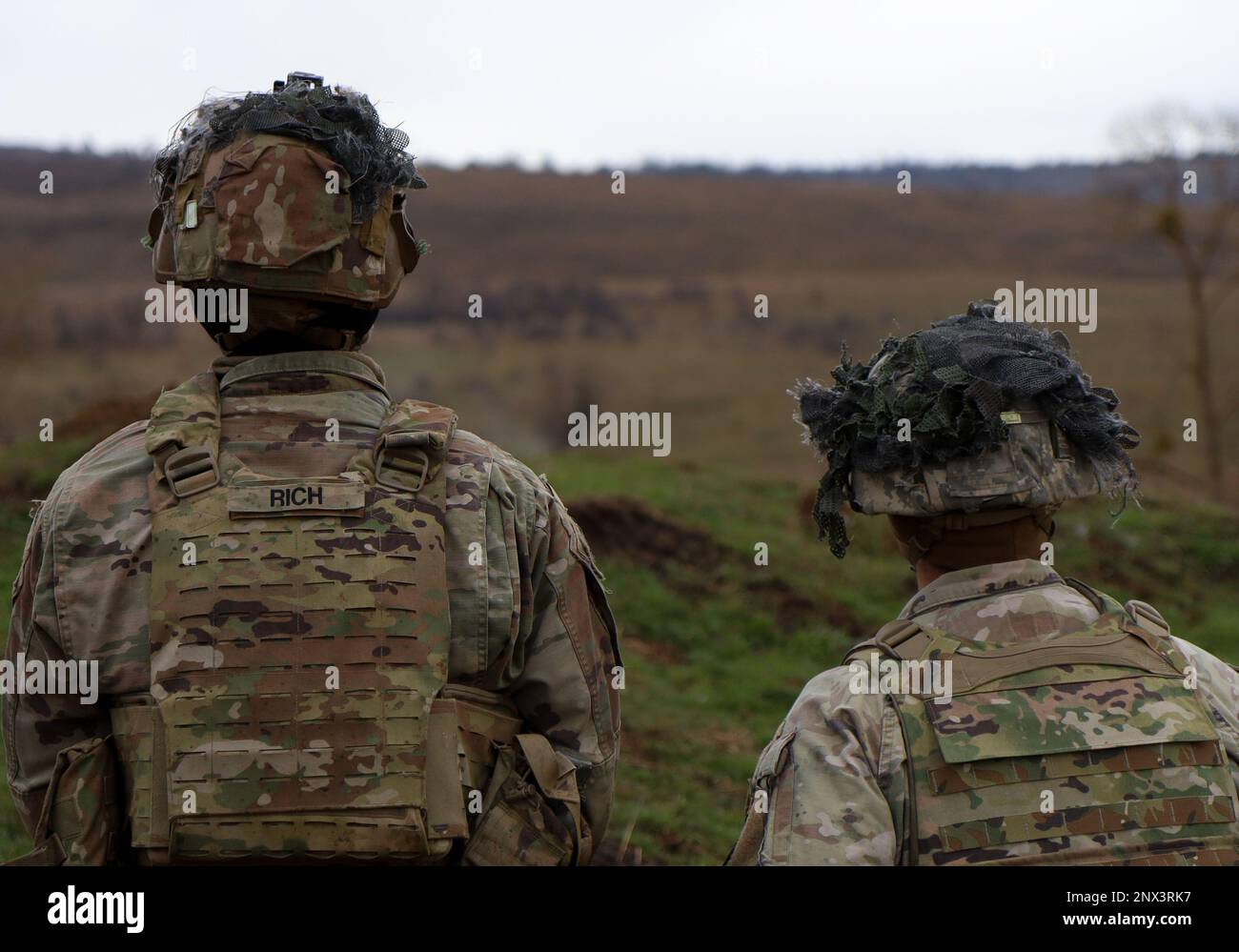 Soldiers assigned to the 39th Brigade Engineer Battalion, 2nd Brigade Combat Team “Strike ...