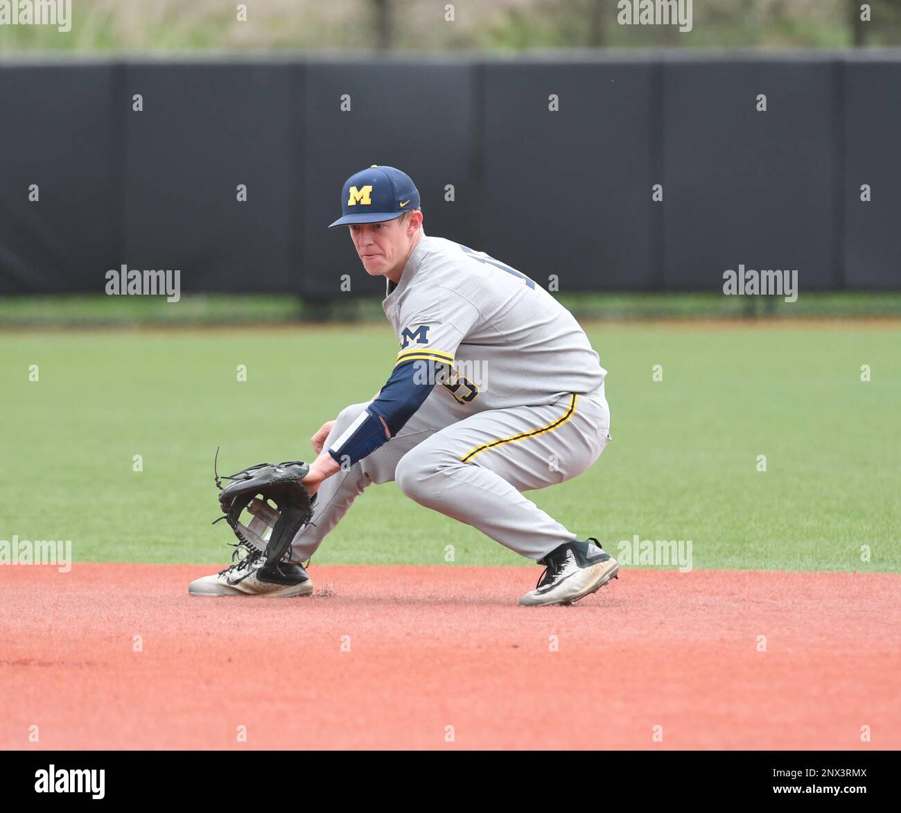 University of Michigan Wolverines infielder Jimmy Kerr (15) during game ...