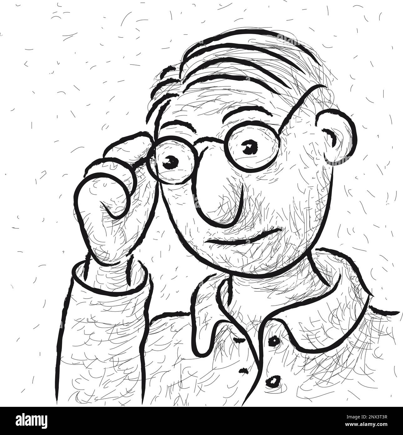 Art by to draw attention Black and White Stock Photos & Images - Alamy