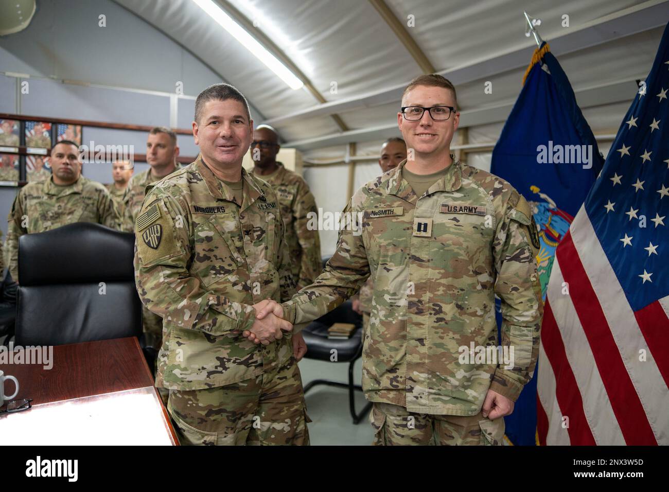 U.S. Army Capt. Kenneth Nesmith II, commander of the 1113th ...