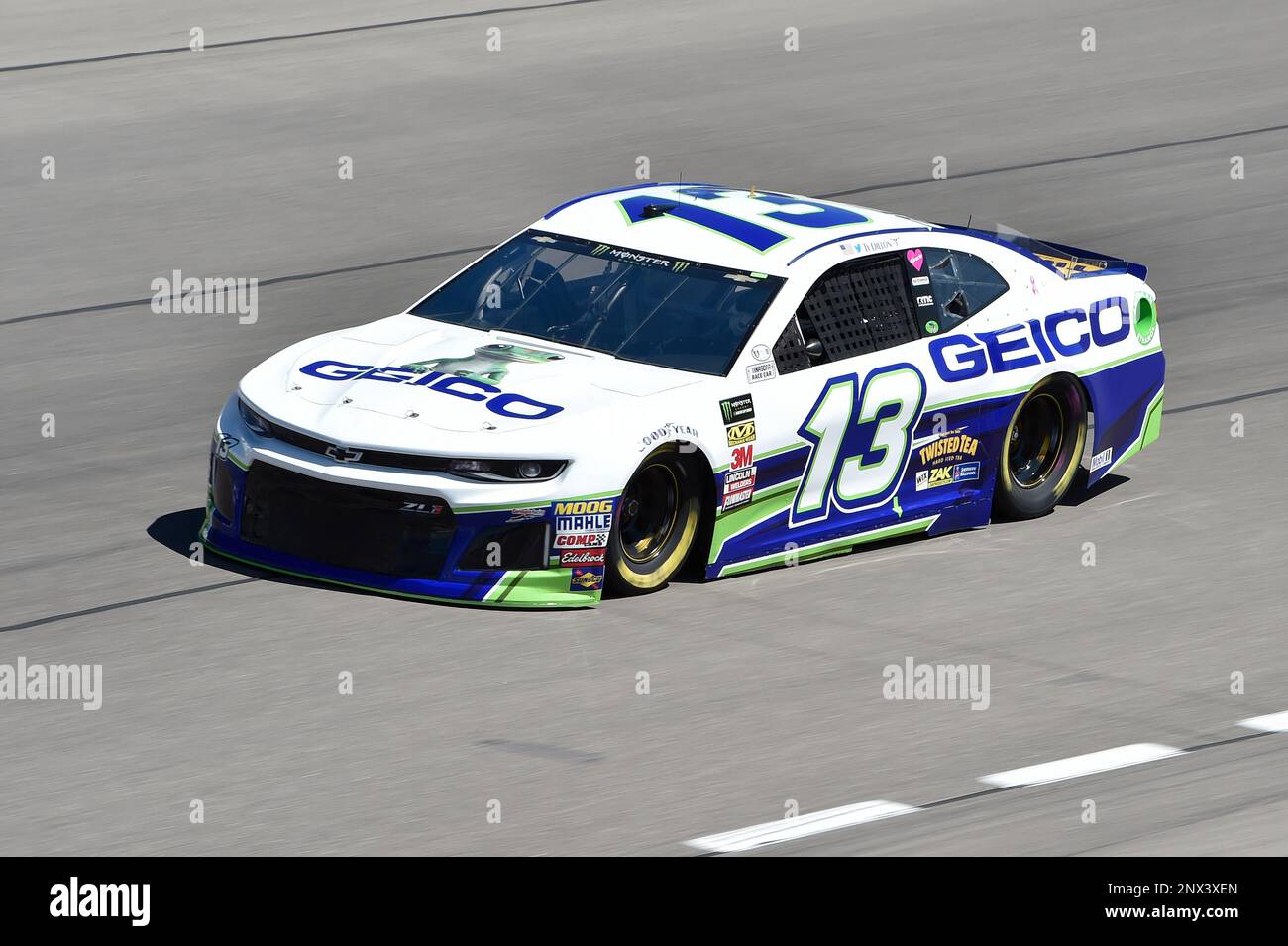 Ty Dillon, Germain Racing, Chevrolet Camaro GEICO during practice for ...