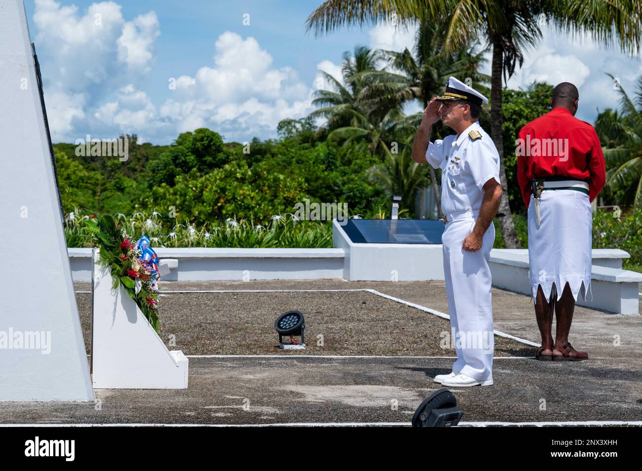 SUVA, Fiji (Jan. 31, 2023) Adm. John C. Aquilino, Commander of U.S. Indo-Pacific Command ...