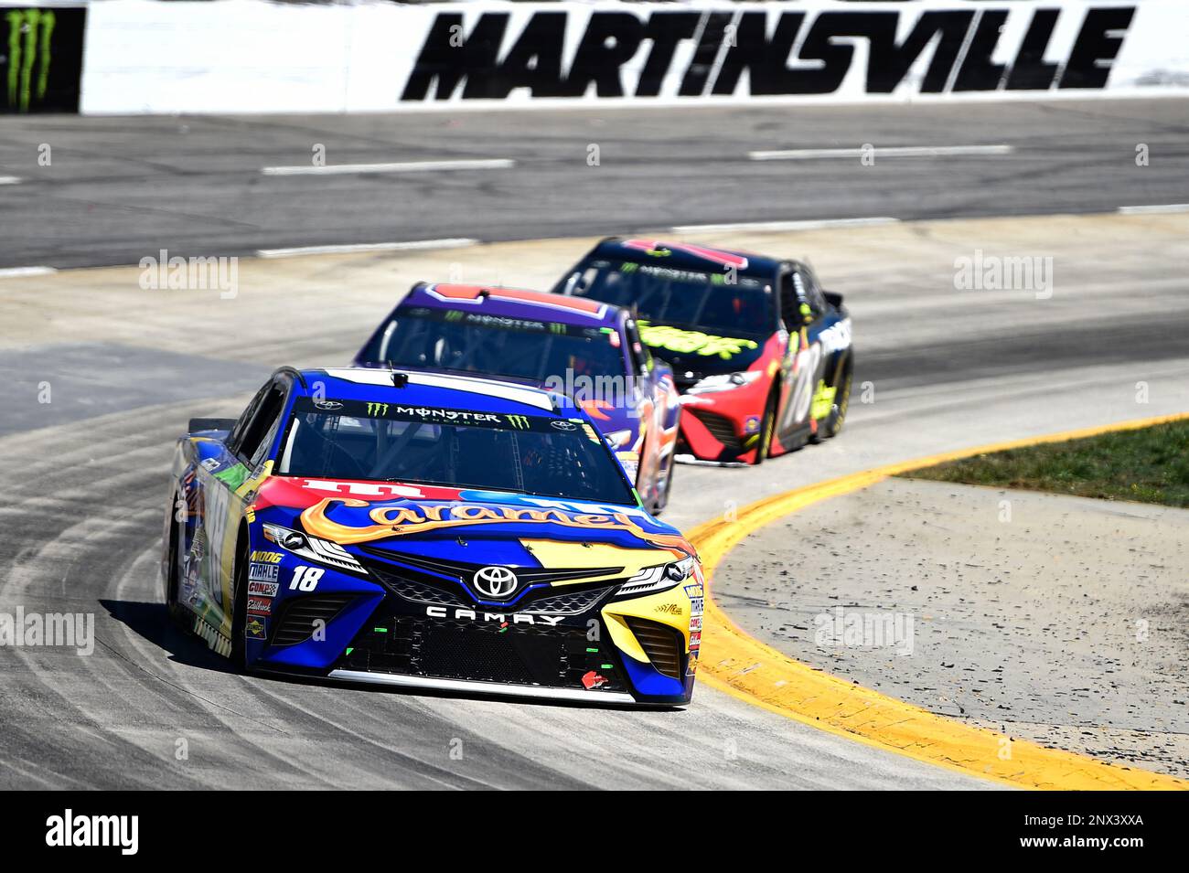 Kyle Busch, Joe Gibbs Racing, Toyota Camry M&M's Caramel during the ...