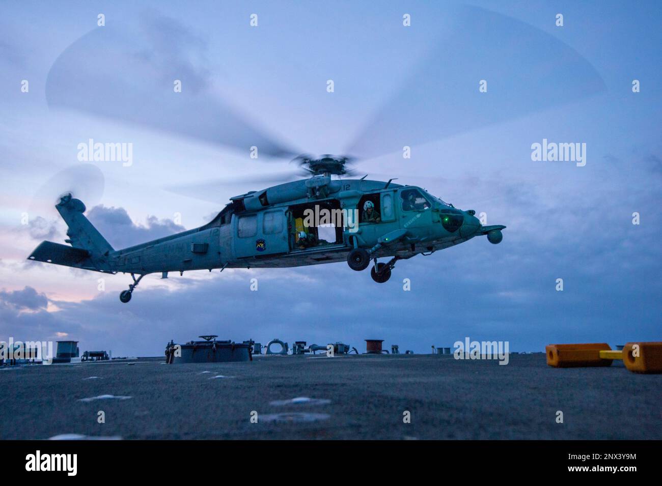 230126-N-NH267-1085 PACIFIC OCEAN (Jan. 26, 2023) An MH-60S Sea Hawk ...