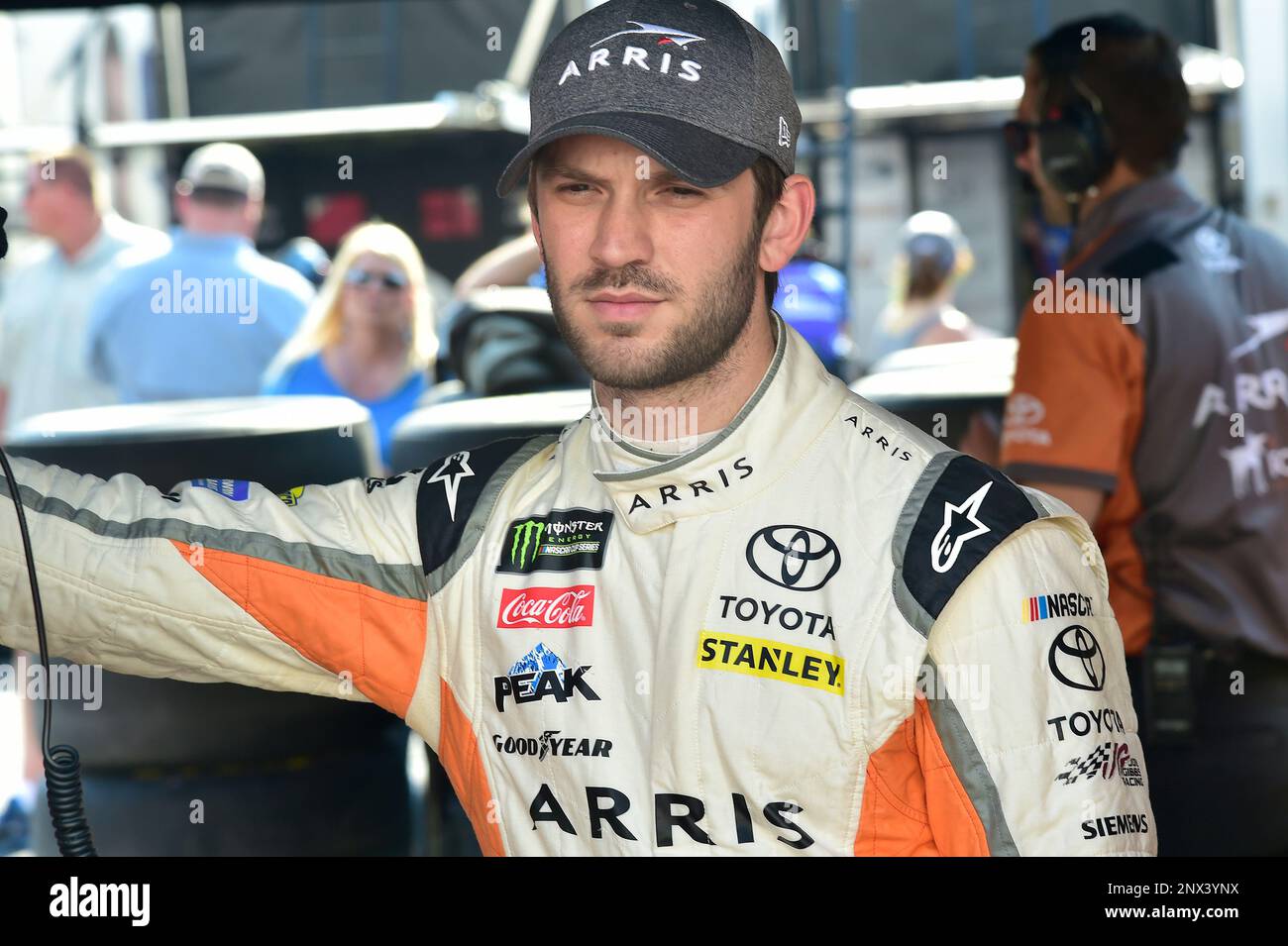 #19: Daniel Suarez, Joe Gibbs Racing, Toyota Camry ARRIS during ...