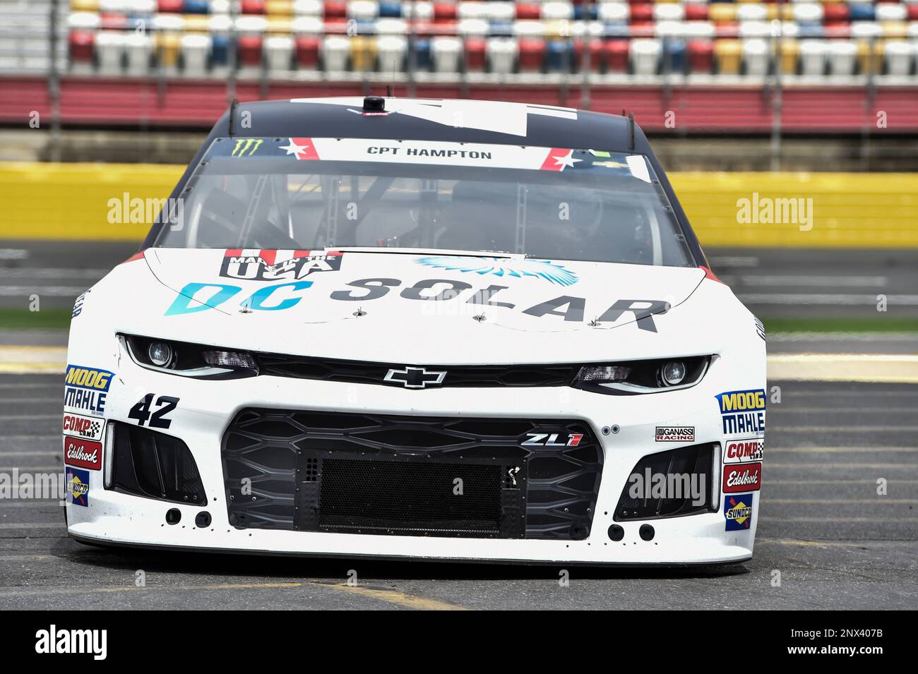 #42: Kyle Larson, Chip Ganassi Racing, Chevrolet Camaro DC Solar during ...