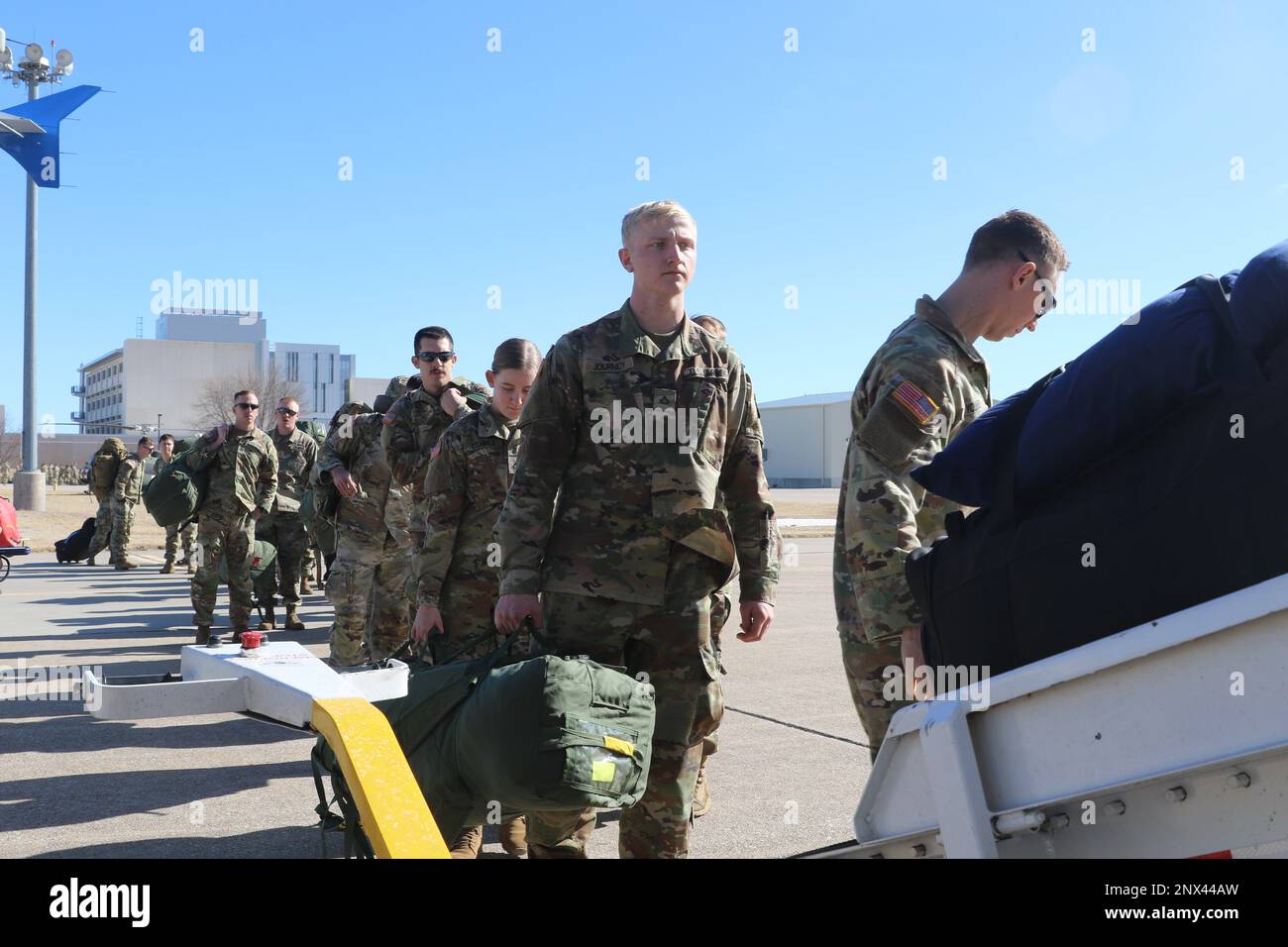 Pfc. Colton Journey, cavalry trooper with Troop C, 1-134th Cavalry ...