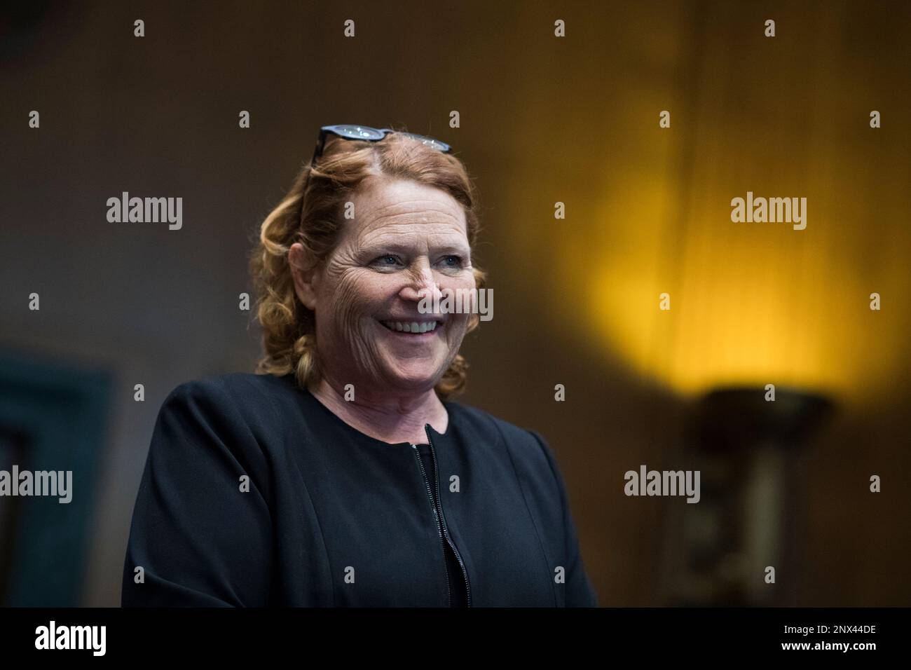 UNITED STATES - JUNE 5: Sen. Heidi Heitkamp, D-N.D., attends a briefing ...