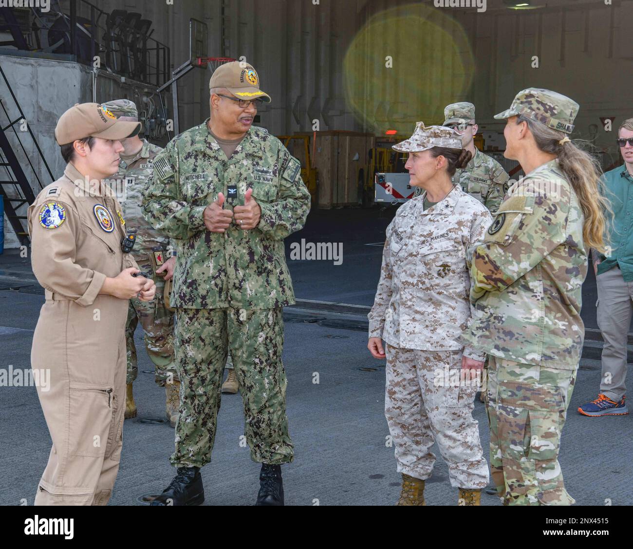 230131-N-TC338-1405 PORT OF DJIBOUTI (Jan. 31, 2023) Capt. Lenard ...