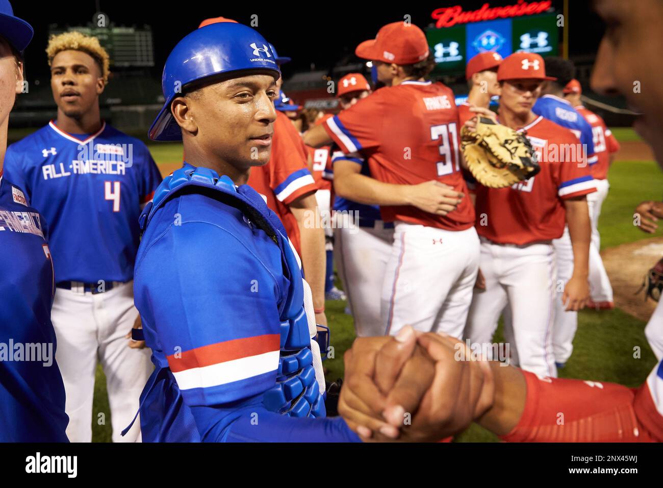 Bo Naylor (12) of St. Joan of Arc High School in Mississauga, Ontario ...