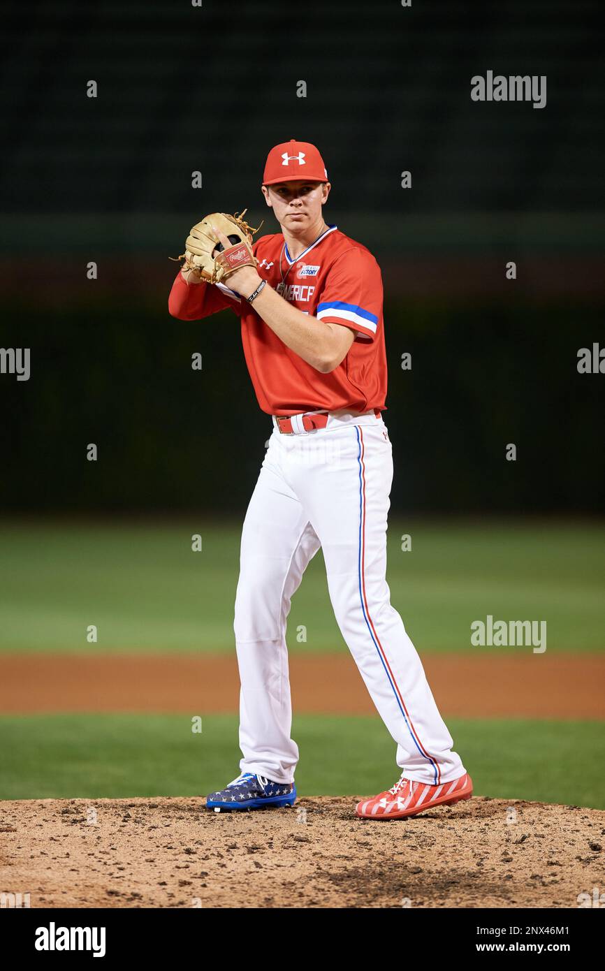 Matt Rudis (19) of Madisonville High School in Madisonville, Texas ...