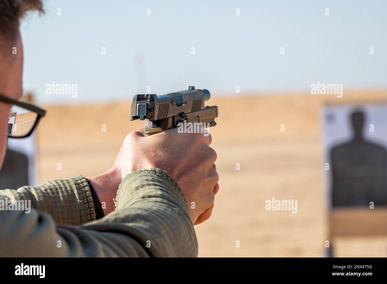 U.S. Air Force Airman 1st Sgt. Joshua Claxton, with the 378th ...