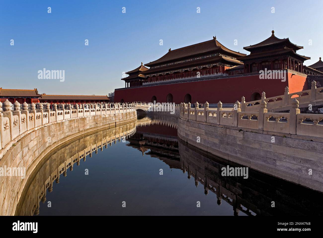 Golden Water River and Wumen Gate. The Forbidden City,Beijing, China ...
