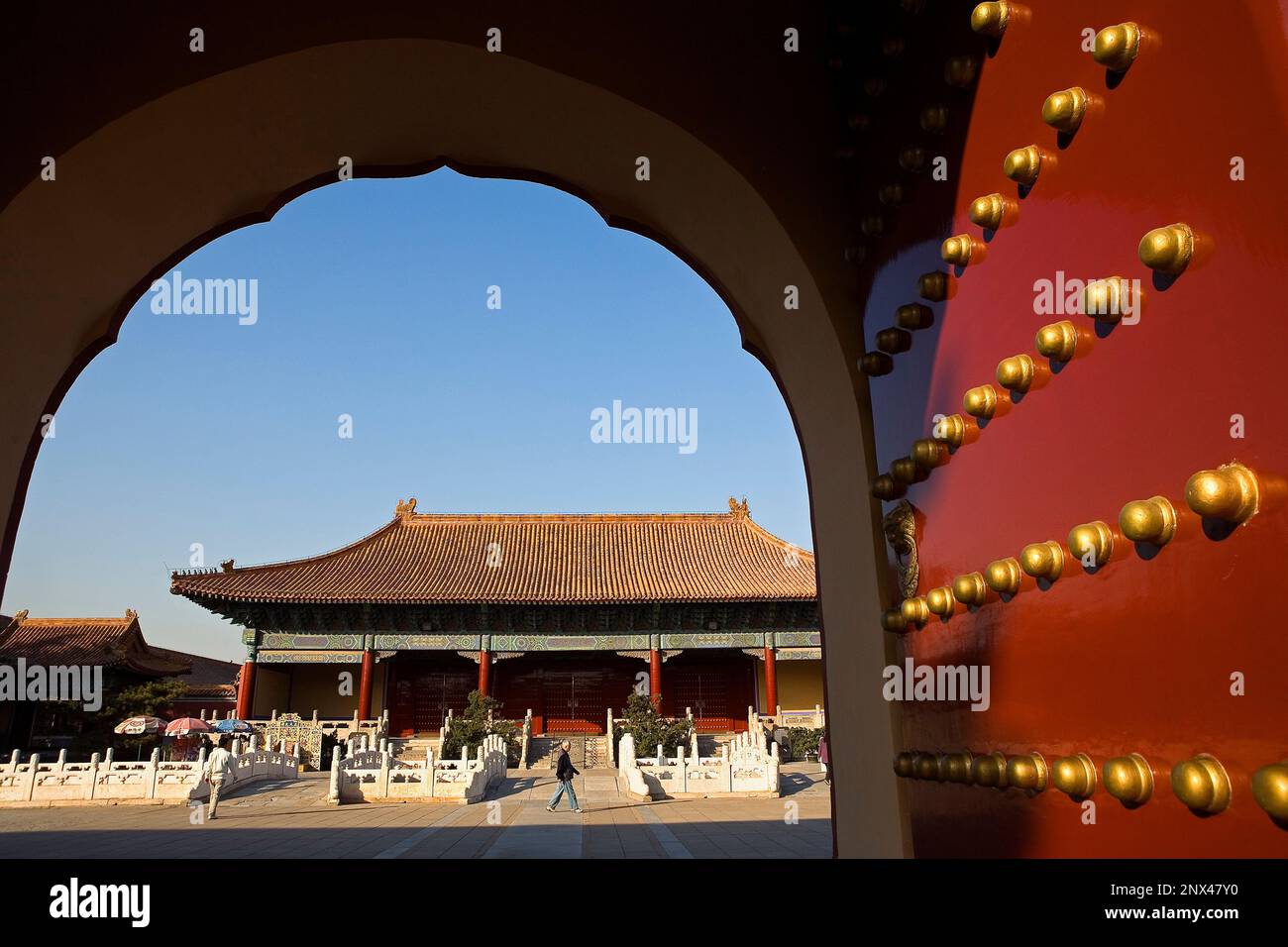 Cultural Palace of Workers, in forbidden city,Beijing, China Stock ...