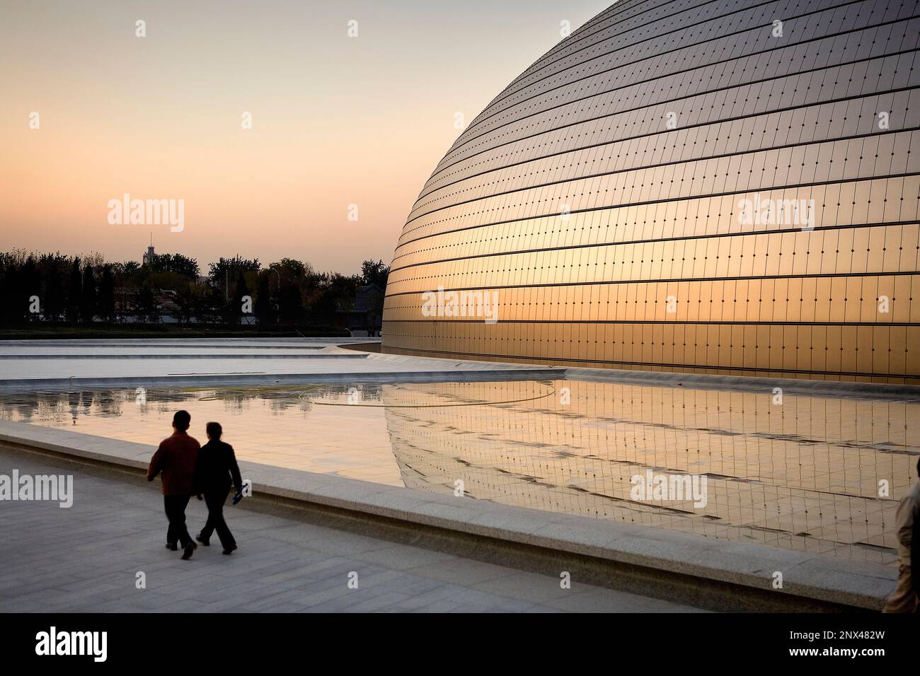 National Opera House building (Paul Andreu architect),Beijing, China ...