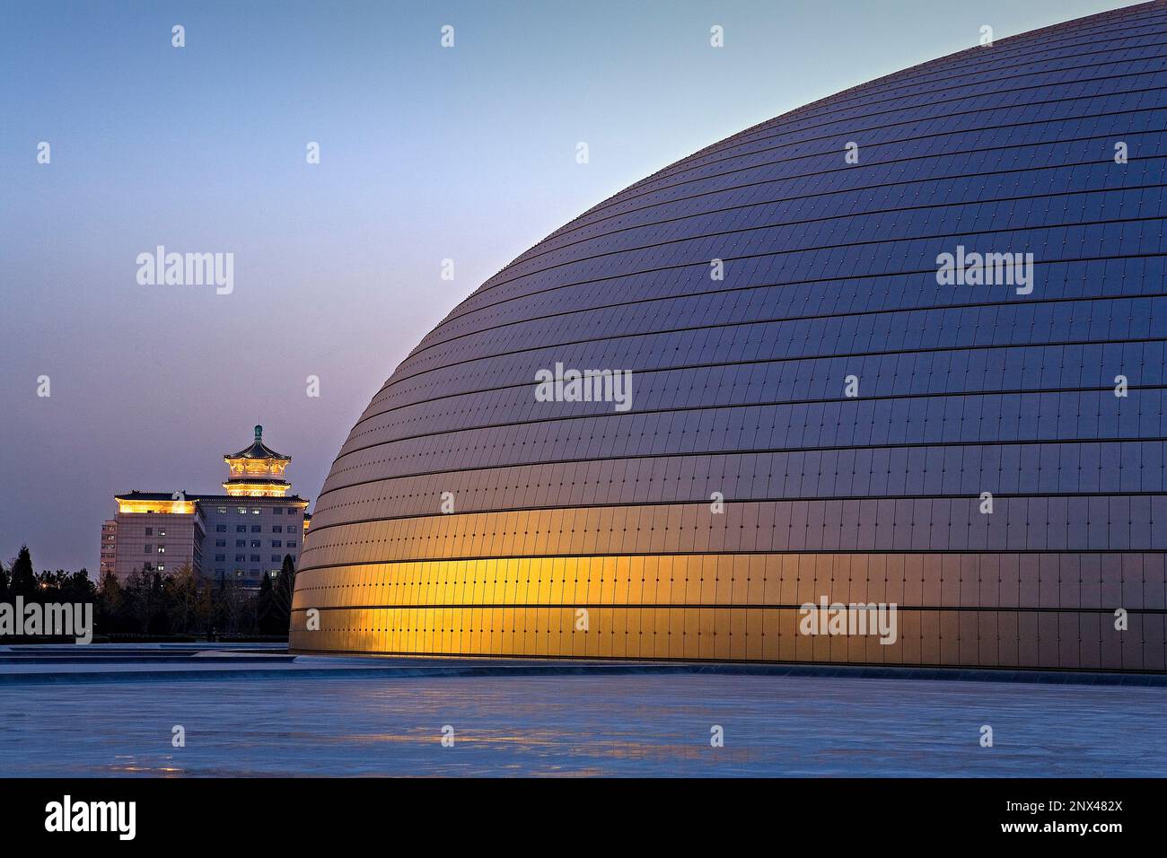 National Opera House building (Paul Andreu architect),Beijing, China ...