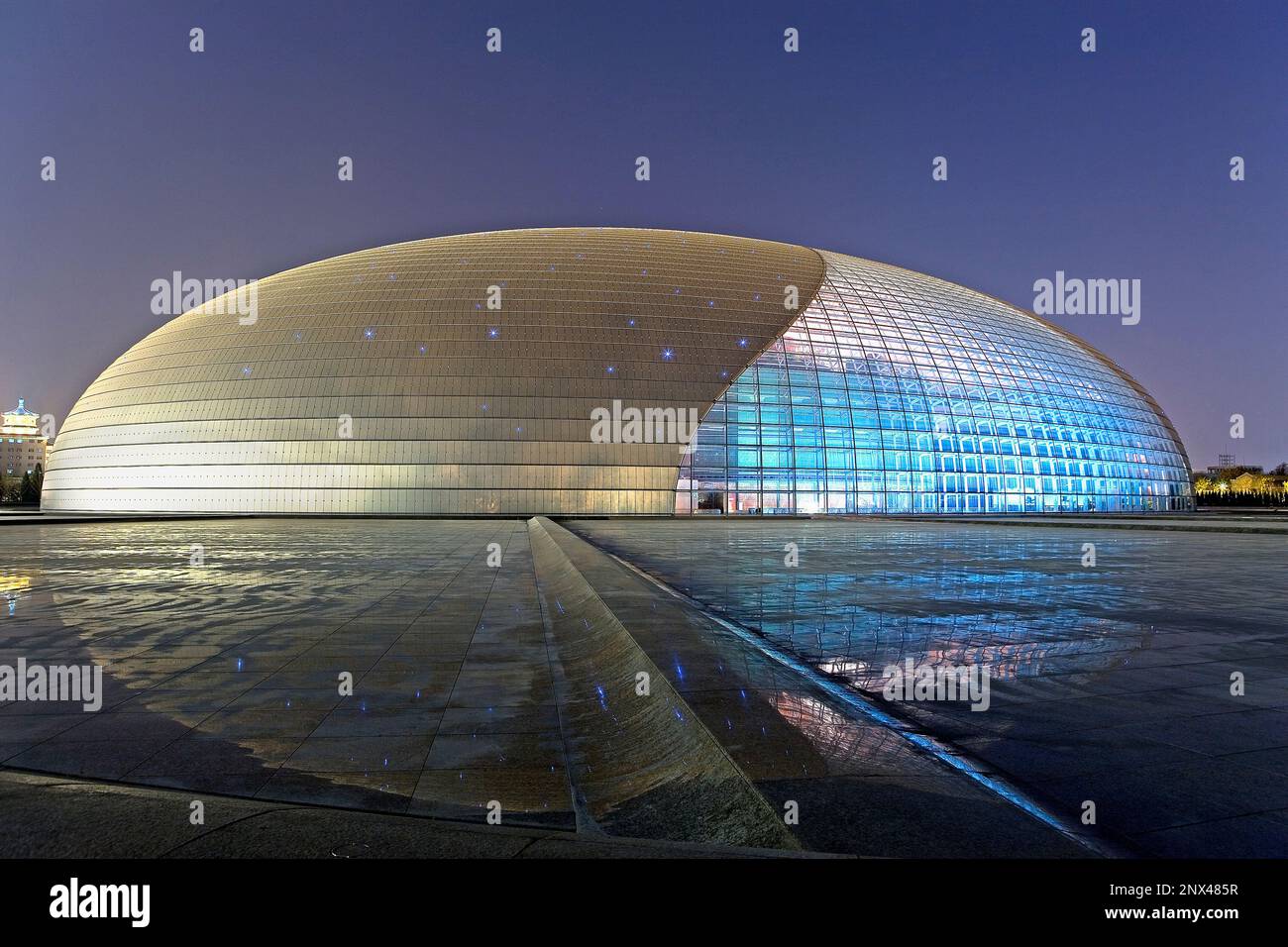 National Opera House building (Paul Andreu architect),Beijing, China ...
