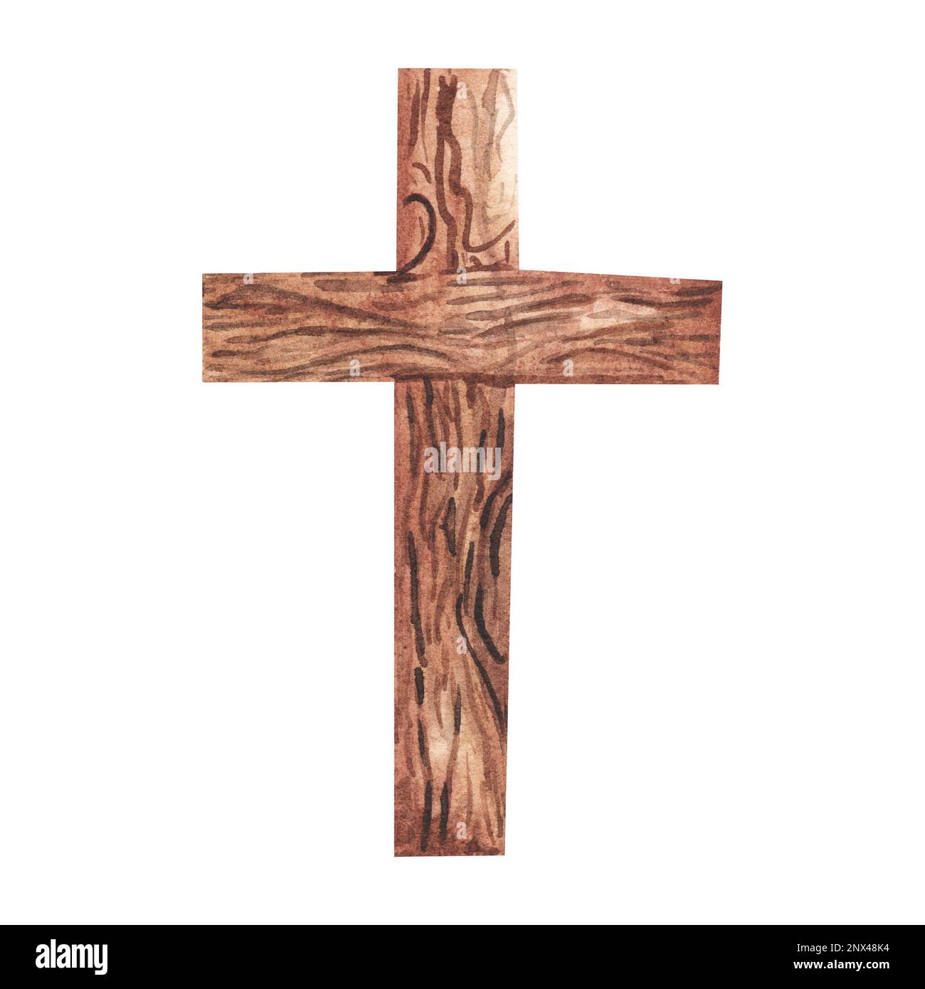 traditional religious faith christian cross symbol watercolor ...