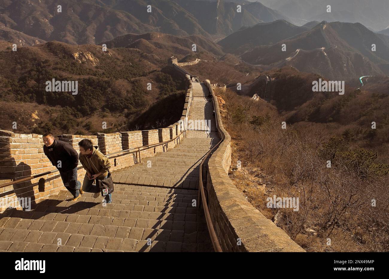 Great Wall, Badaling section,Beijing, China Stock Photo - Alamy