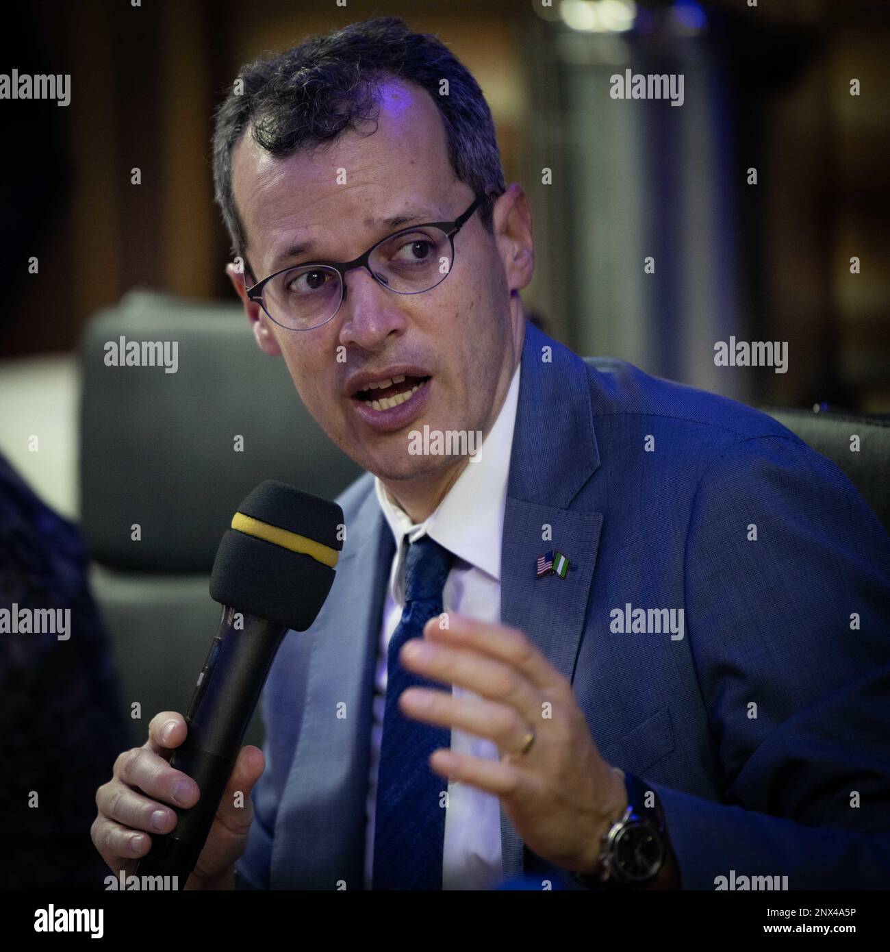 230126-N-DK722-1055 (Jan. 26, 2023) LAGOS, Nigeria – Mr. Mark A ...